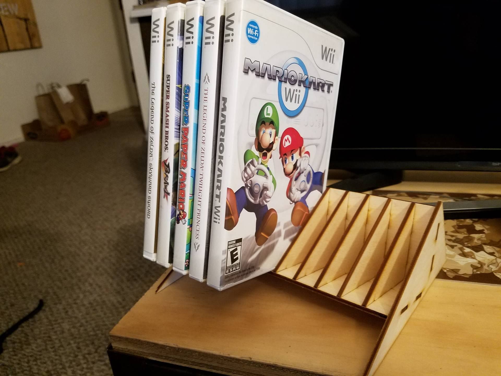 Laser Cut Video Game Holder : 4 Steps (with Pictures) - Instructables