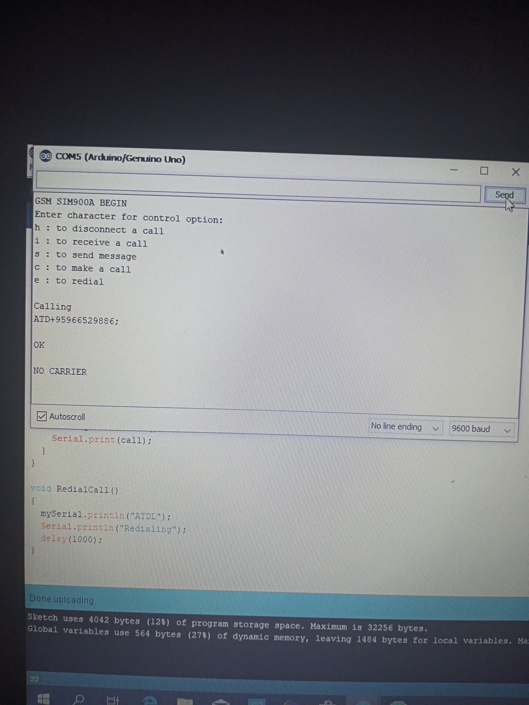 Tutorial to Interface GSM SIM900A With Arduino : 10 Steps - Instructables