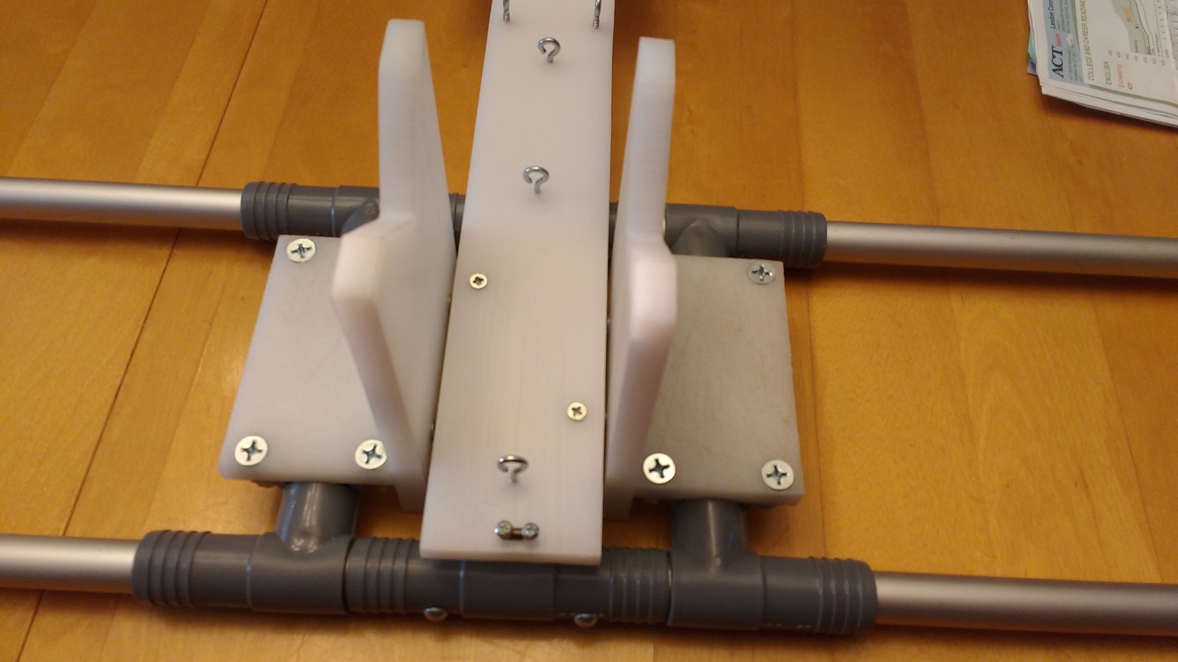 Fishing Rod Wrapping Jig Made From Crutches & HDPE Cutting Board : 8 ...