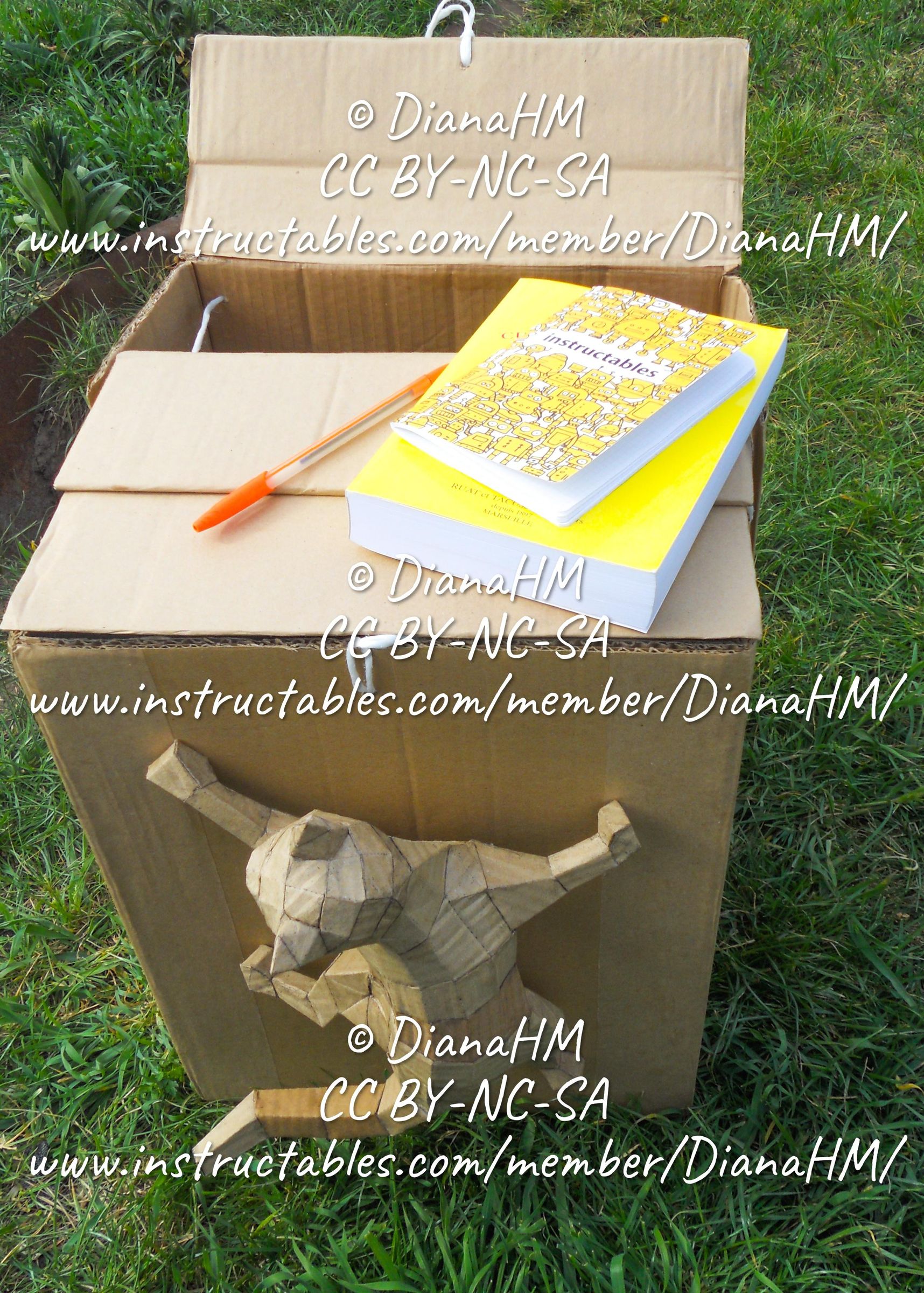 Portable Cardboard Case-Storage-Cabinet-Table : 7 Steps (with Pictures ...