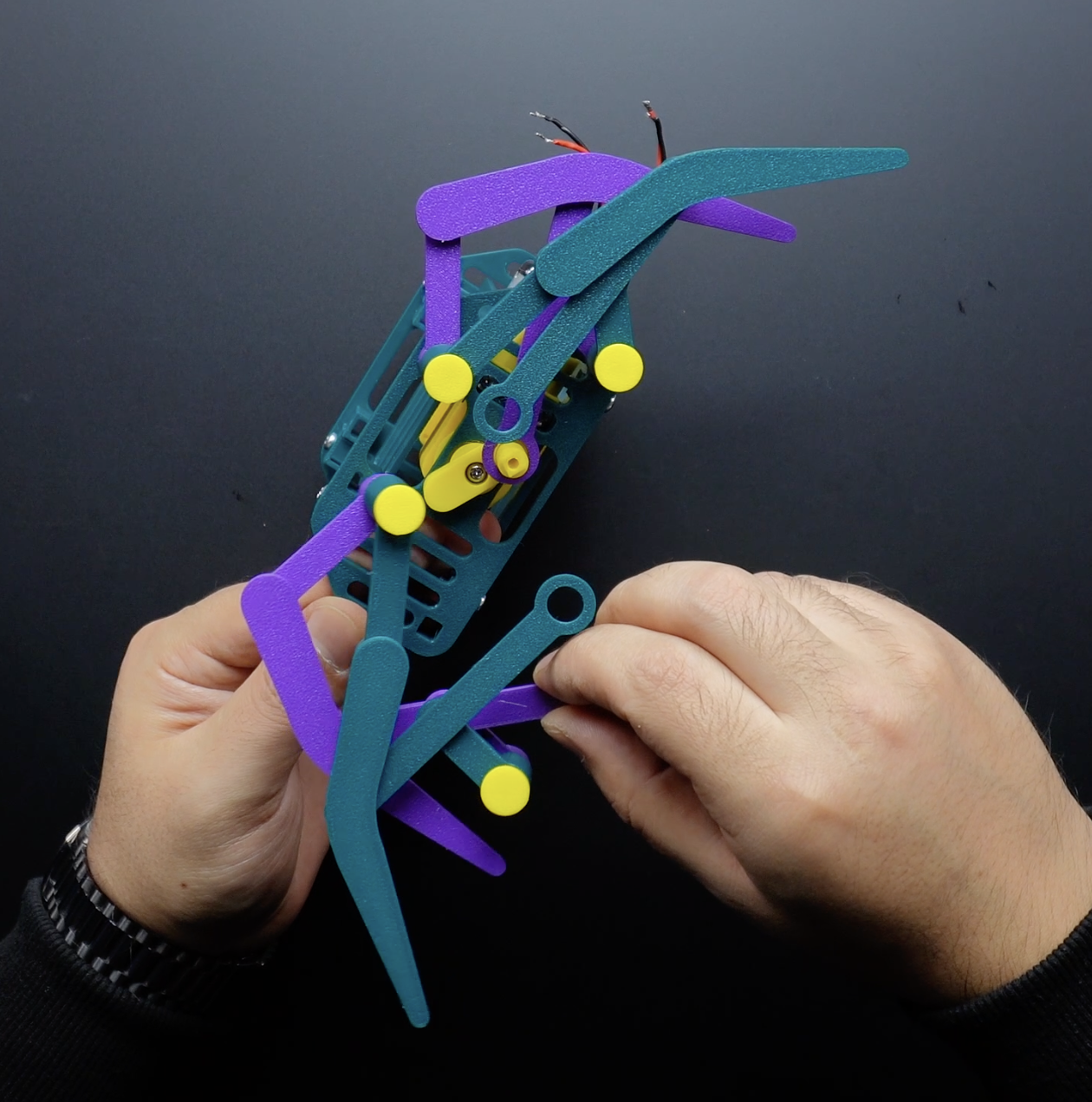 3D Printed Theo Jansen Style Octopod Robot (Arduino Based) : 7 Steps ...