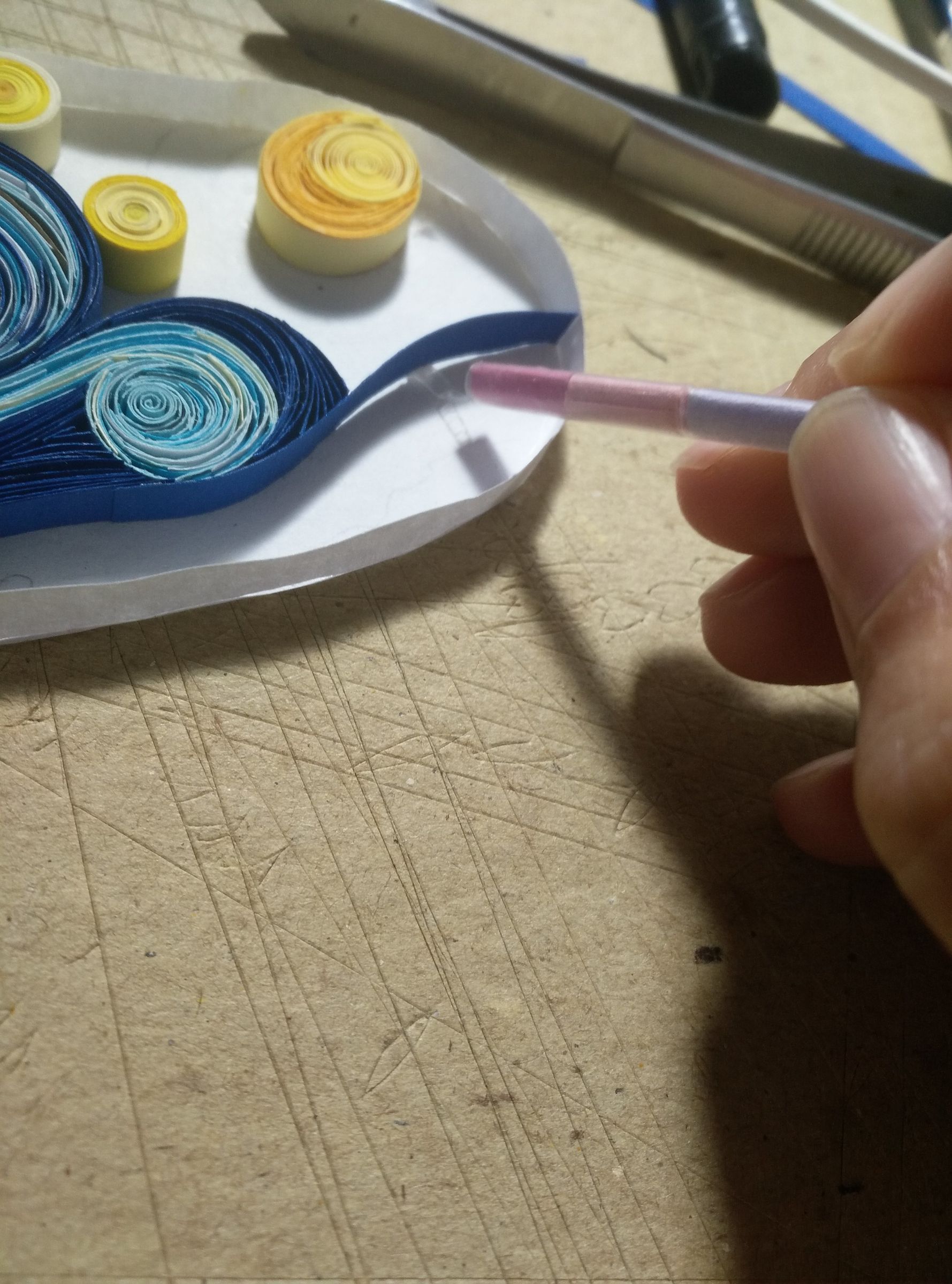 Tutorial the Starry Night Paper Quilling : 7 Steps (with Pictures ...