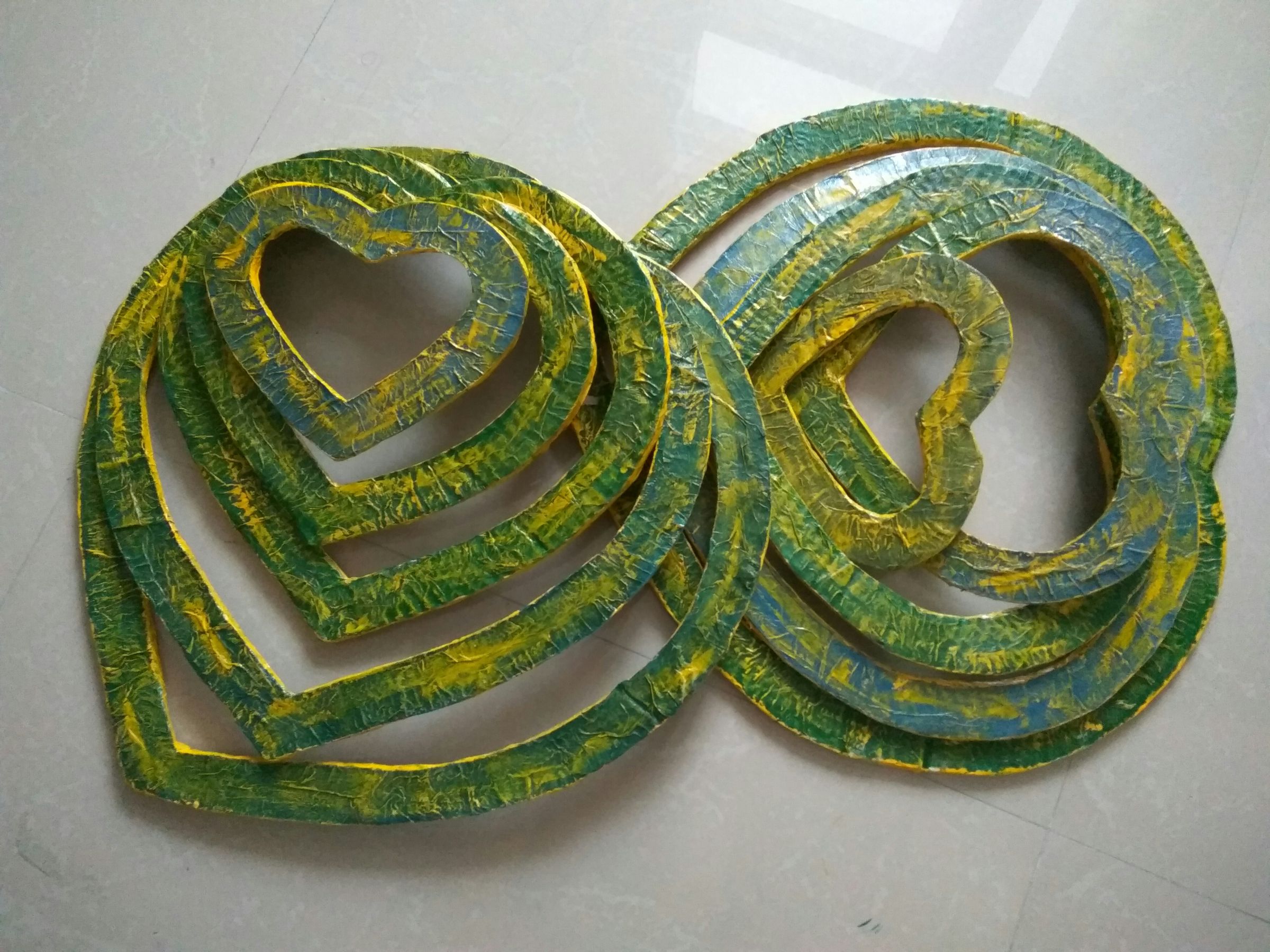 Pretty Cardboard Heart Shaped Hanging Lamp. : 7 Steps (with Pictures ...
