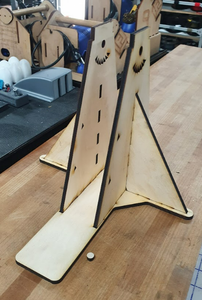 Trebuchet From Laser Cut Wood and 3D Prints. : 6 Steps - Instructables