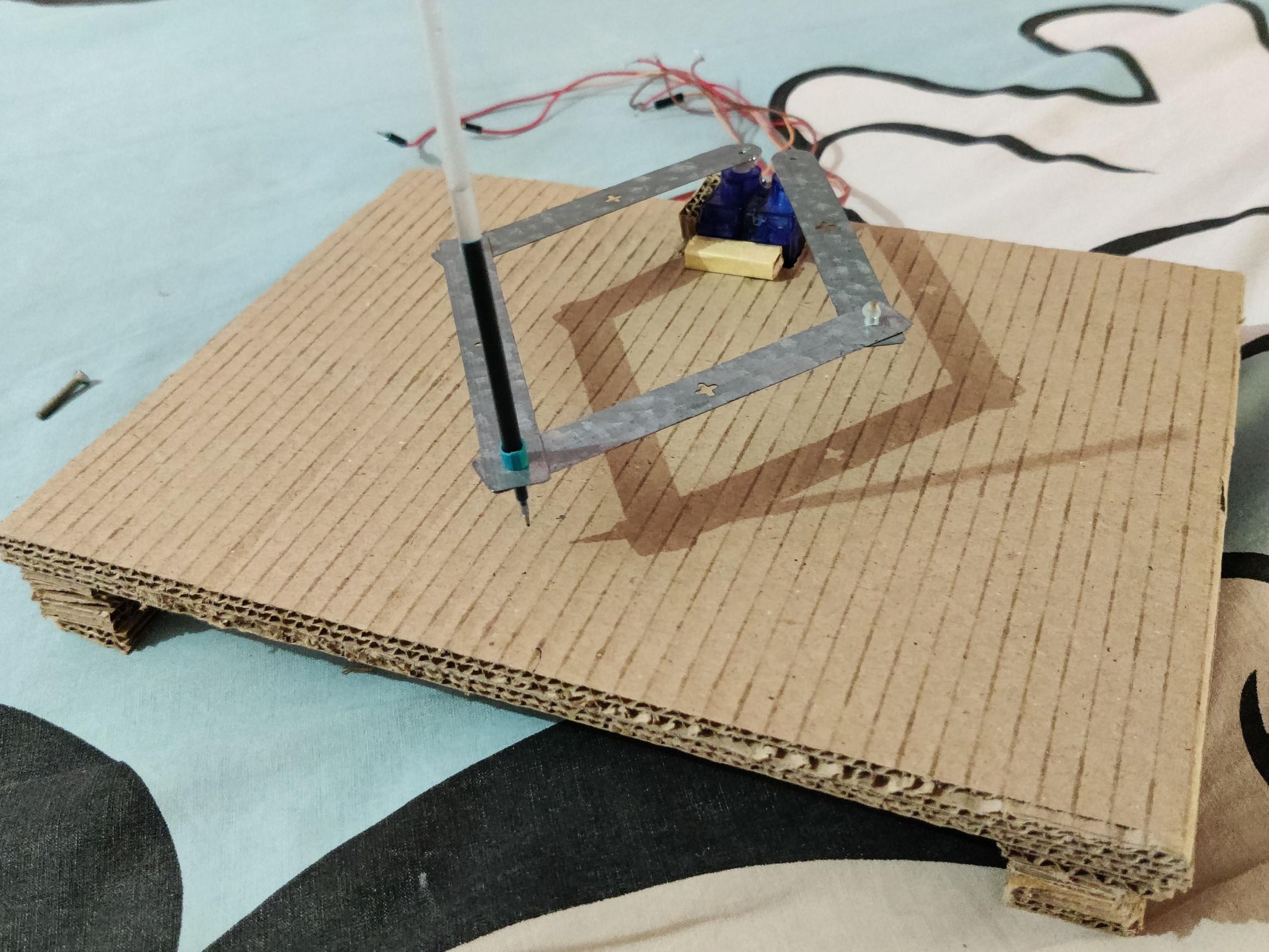 Parallel Arm 2D Plotter Using Servos, Ver-I : 6 Steps - Instructables