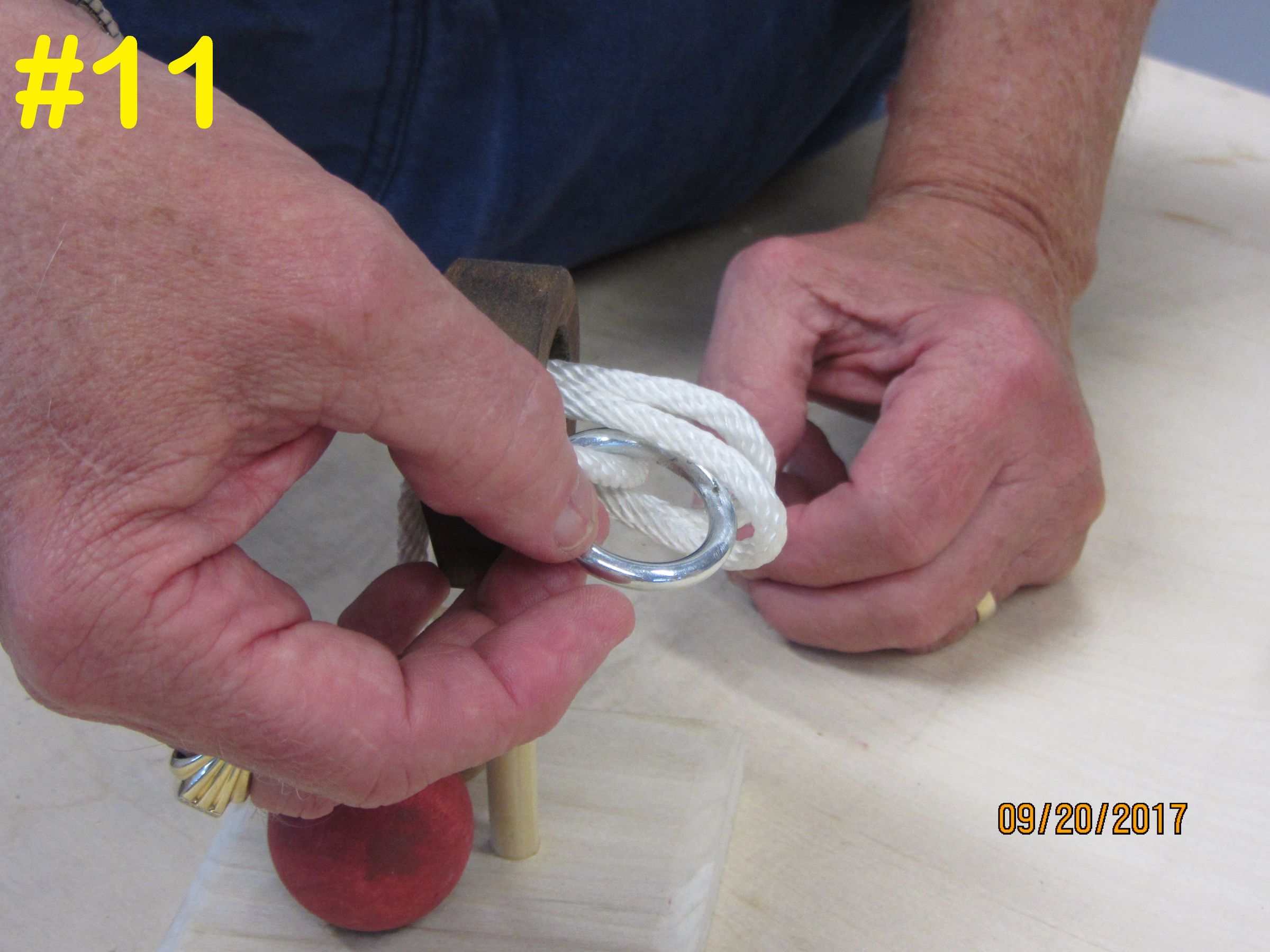 Wood Ball - Metal Ring Rope Puzzle : 16 Steps (with Pictures ...