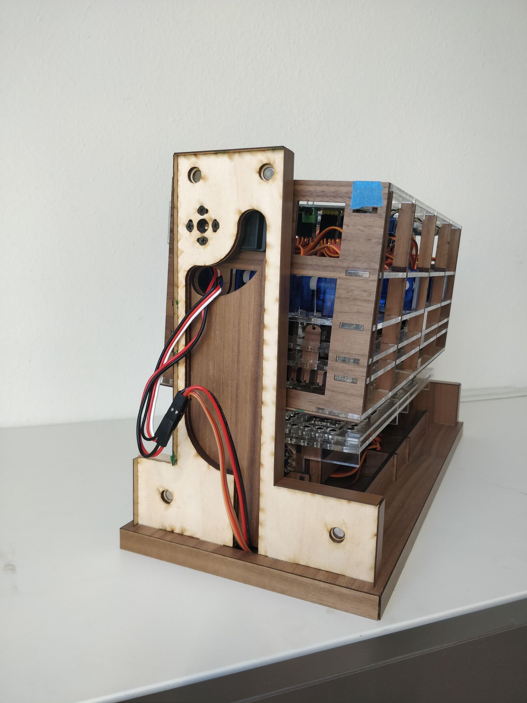 Mechanical-Digital Steel Ball Clock : 4 Steps (with Pictures ...