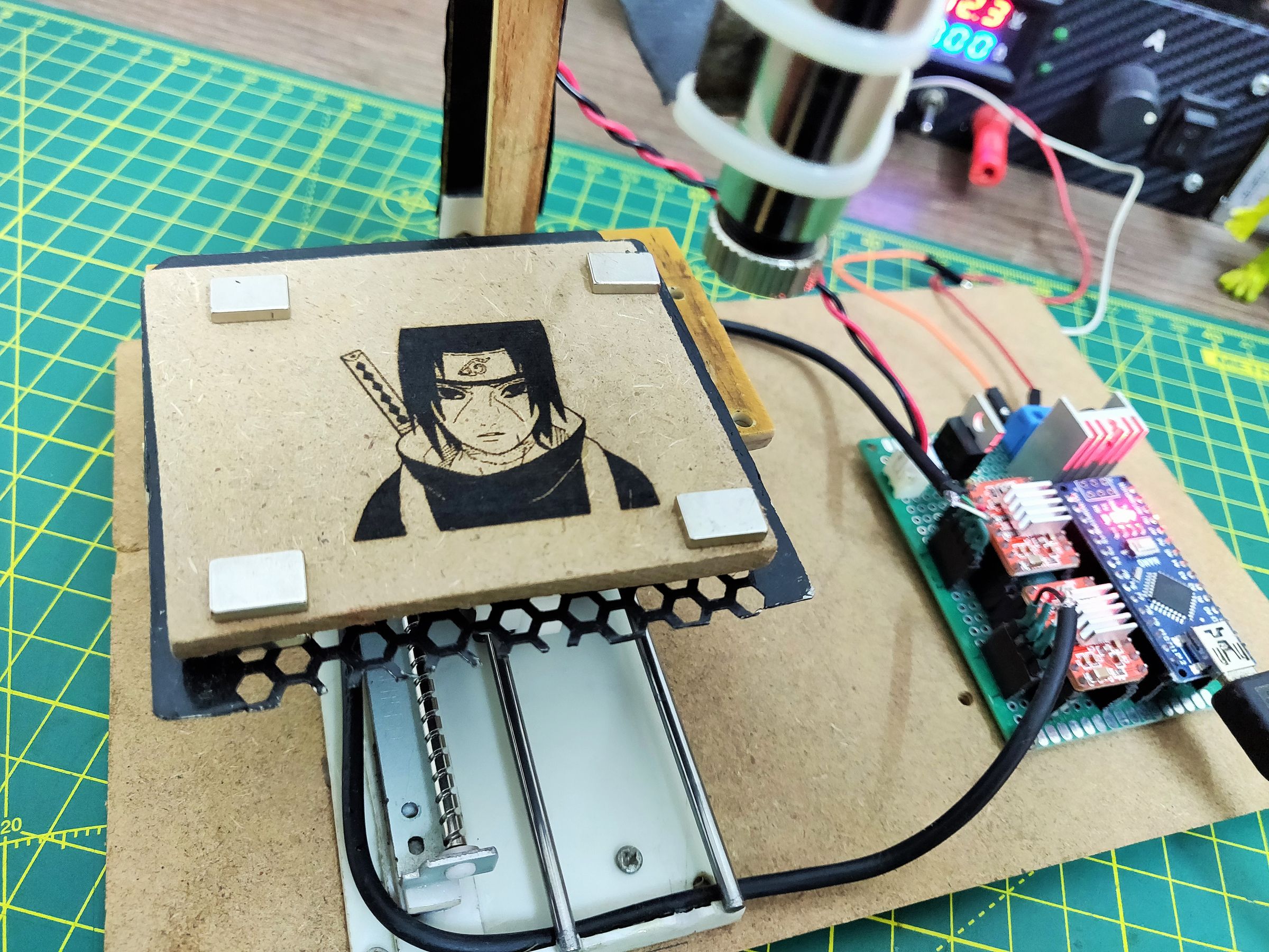 Mini CNC Laser Wood Engraver and Laser Paper Cutter. : 18 Steps (with ...
