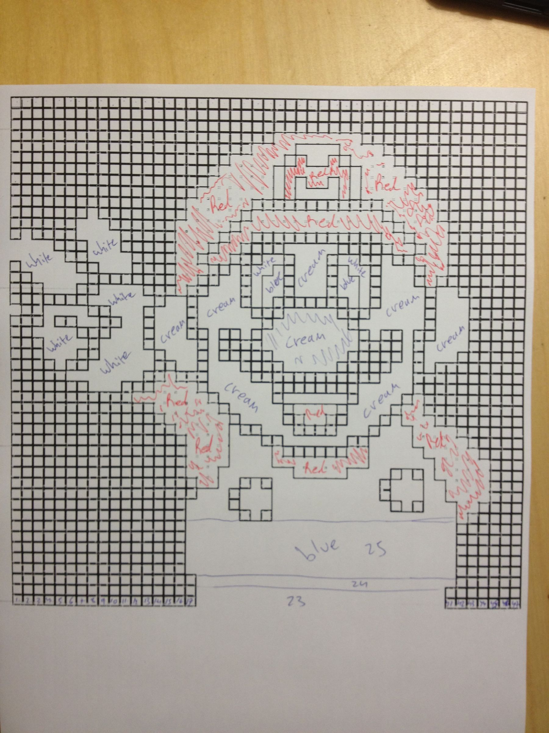 Mario On Graph Paper