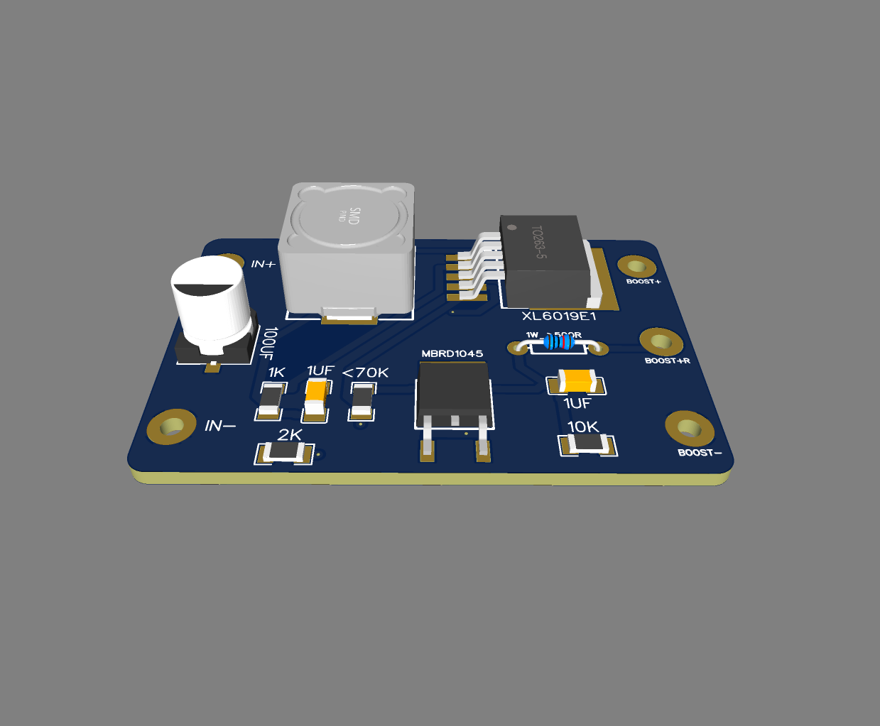 DIY Boost Converter With XL6019E: Power Up to 48V 2A : 5 Steps ...