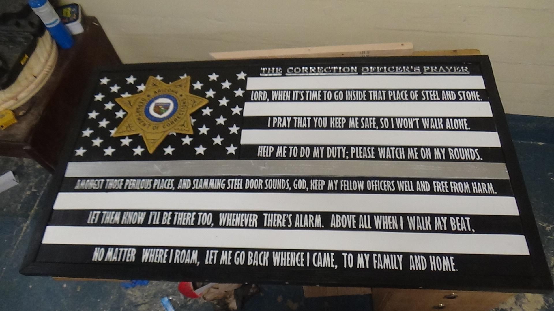 Correctional Officer Prayer Flag : 6 Steps - Instructables