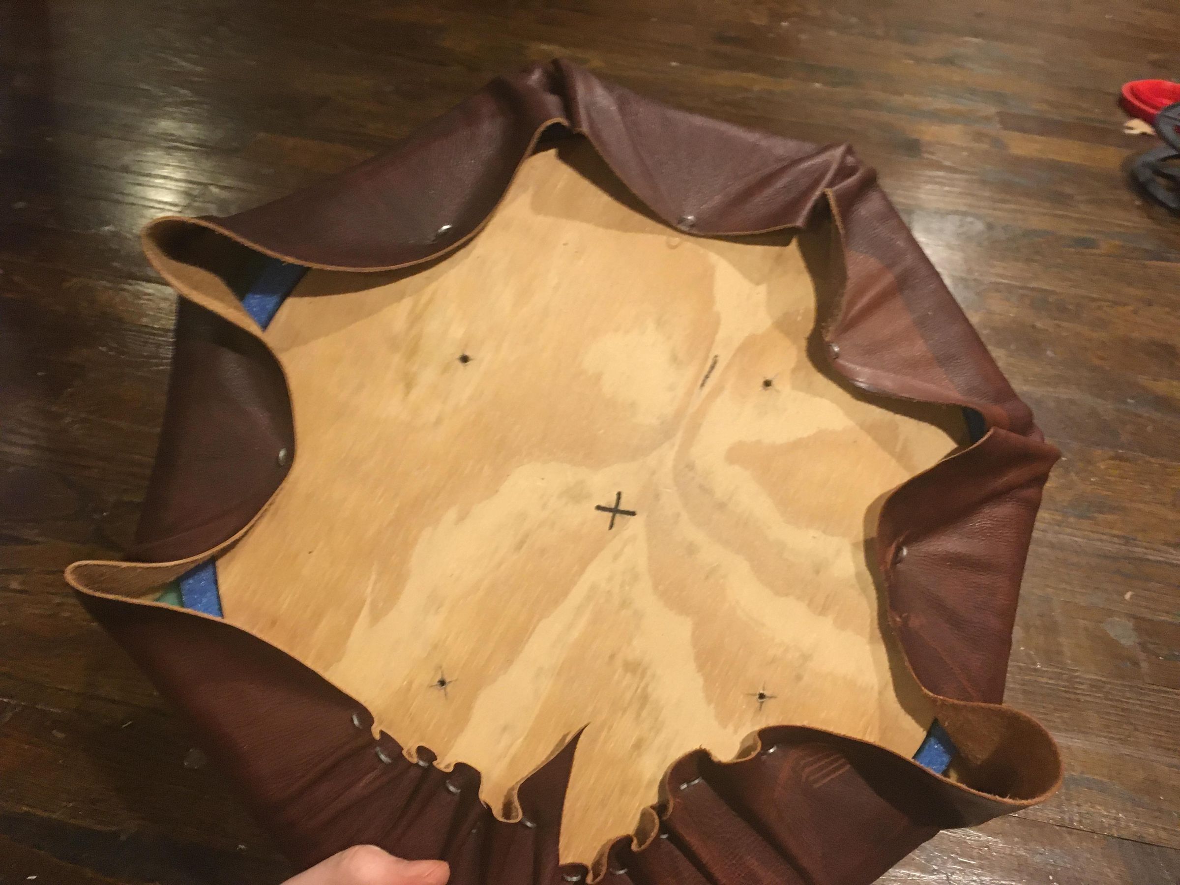 Broken Barstool Upgrade (Leather Edition!) : 23 Steps (with Pictures ...