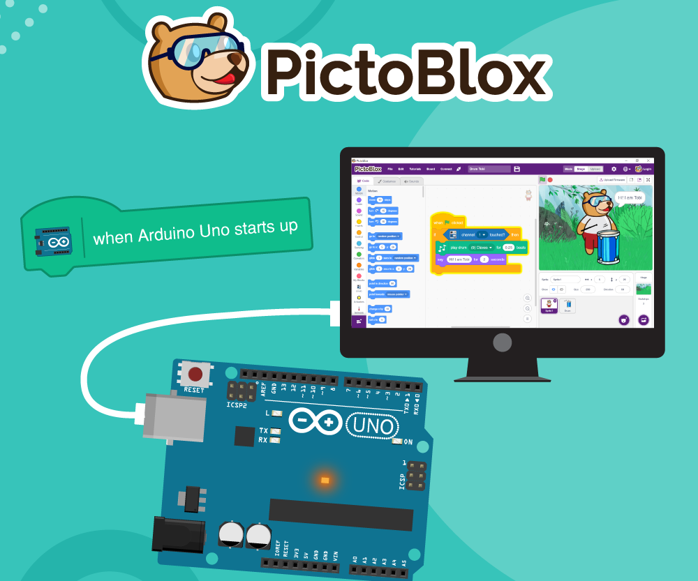 How To Interface Arduino Board To Pictoblox Scratch Based Programming