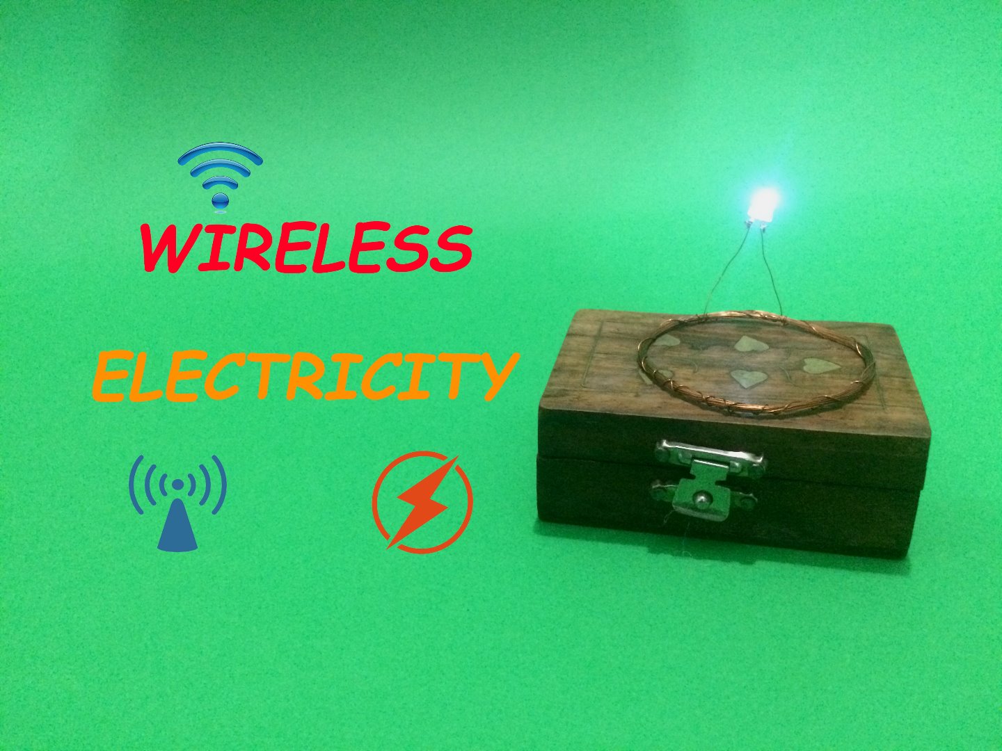 How to Make Wireless Electricity Transmission Circuit - DIY (Step by ...