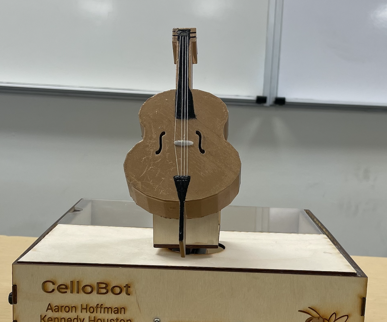 The CelloBot (Robot Design Controlled by an Arduino Uno) : 4 Steps ...