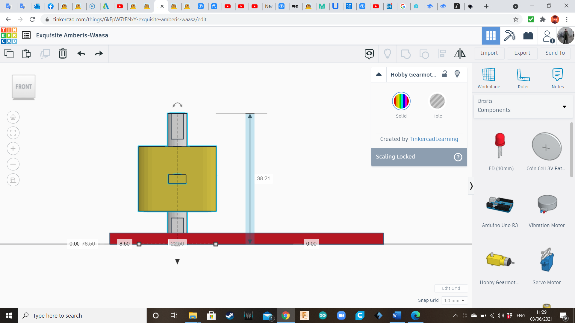 Tinkercad Robotics for School: Laser-cut Walking Machine! : 27 Steps ...