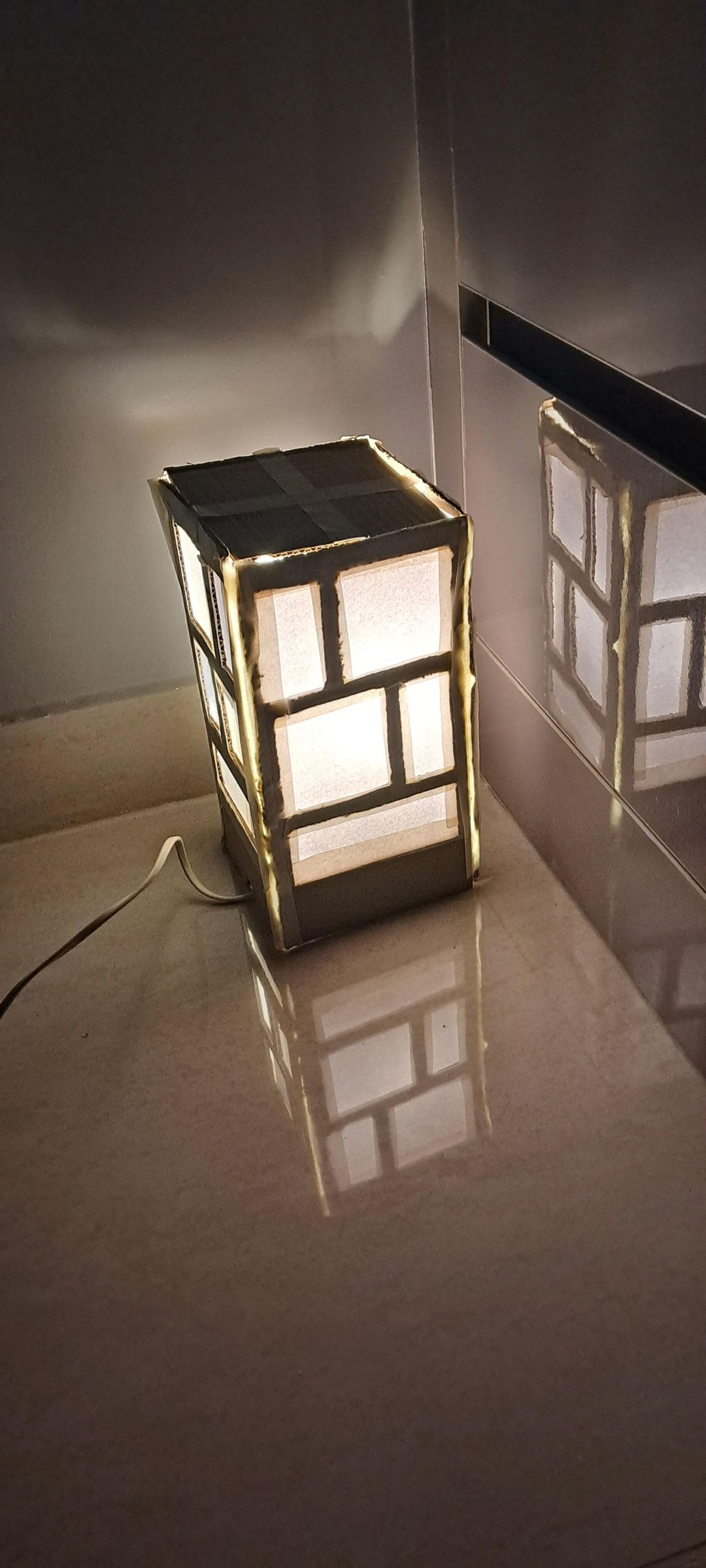 DIY Table Lamp From Cardboard : 9 Steps - Instructables