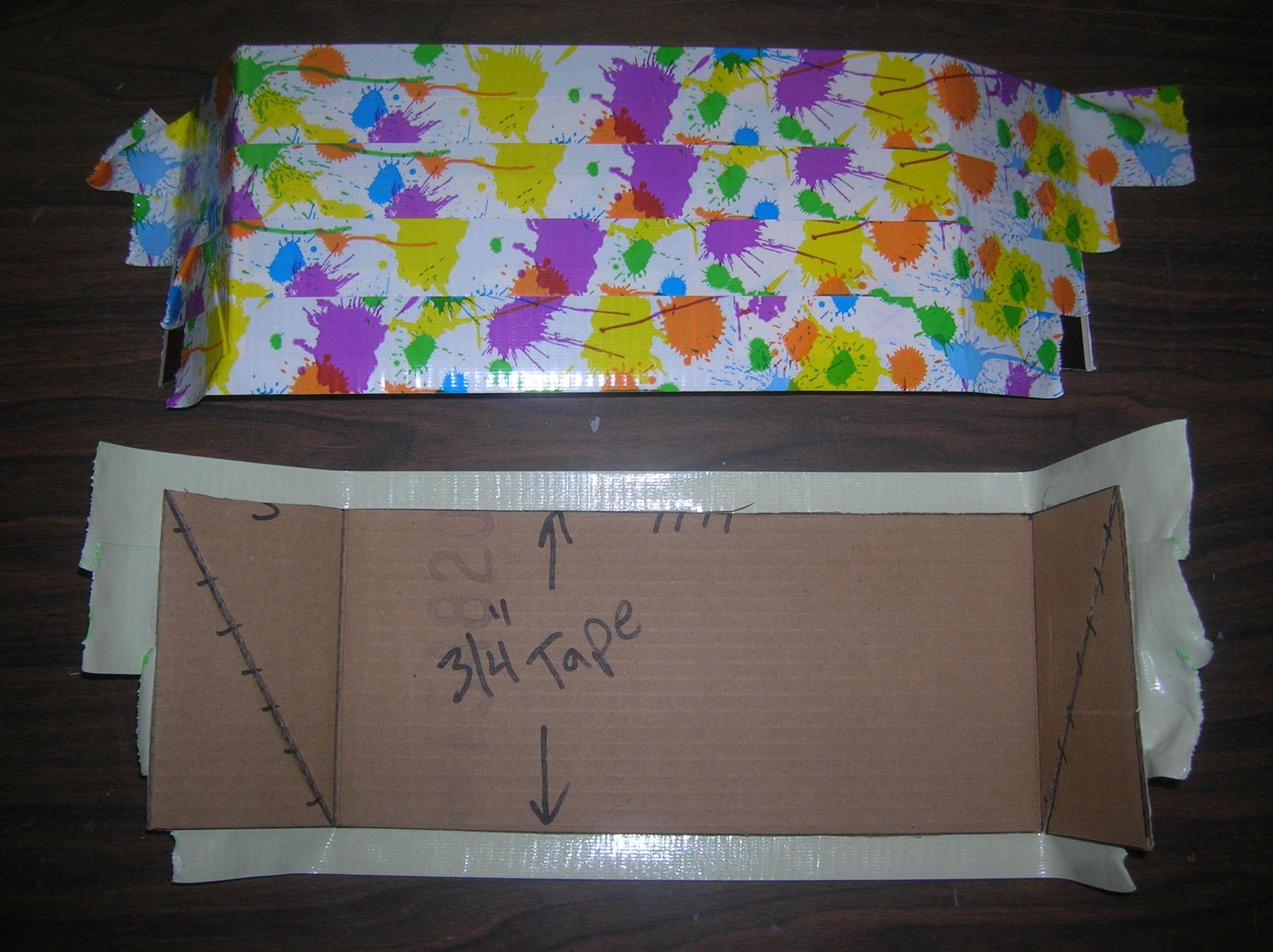 Mail Holder - Duct Tape / UPS Box : 13 Steps - Instructables