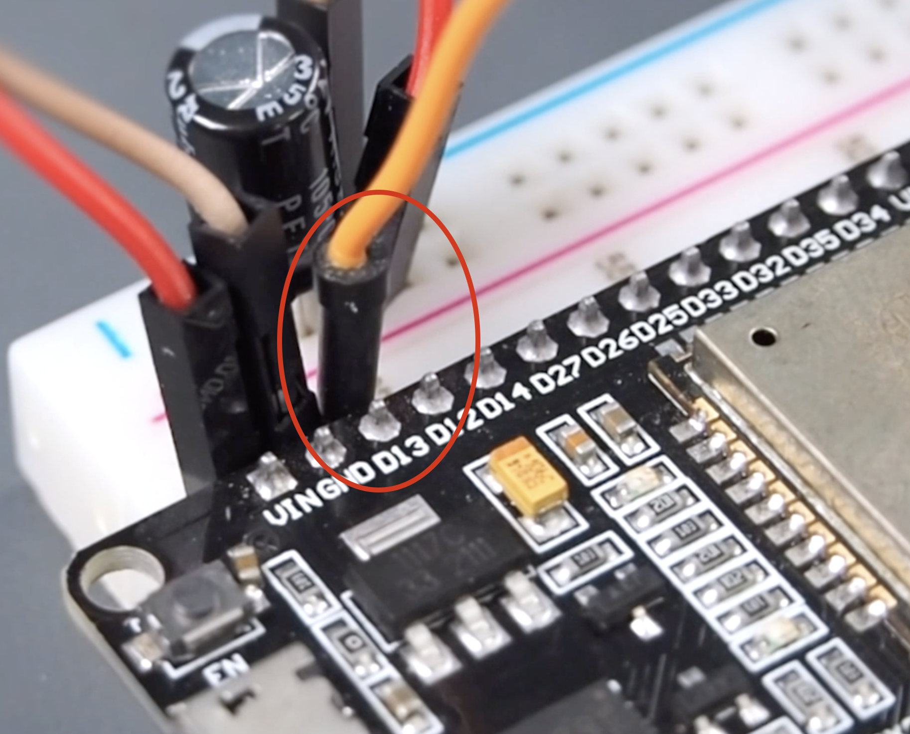 One and Multiple Servo Motor Control With ESP32 Development Board : 8 ...