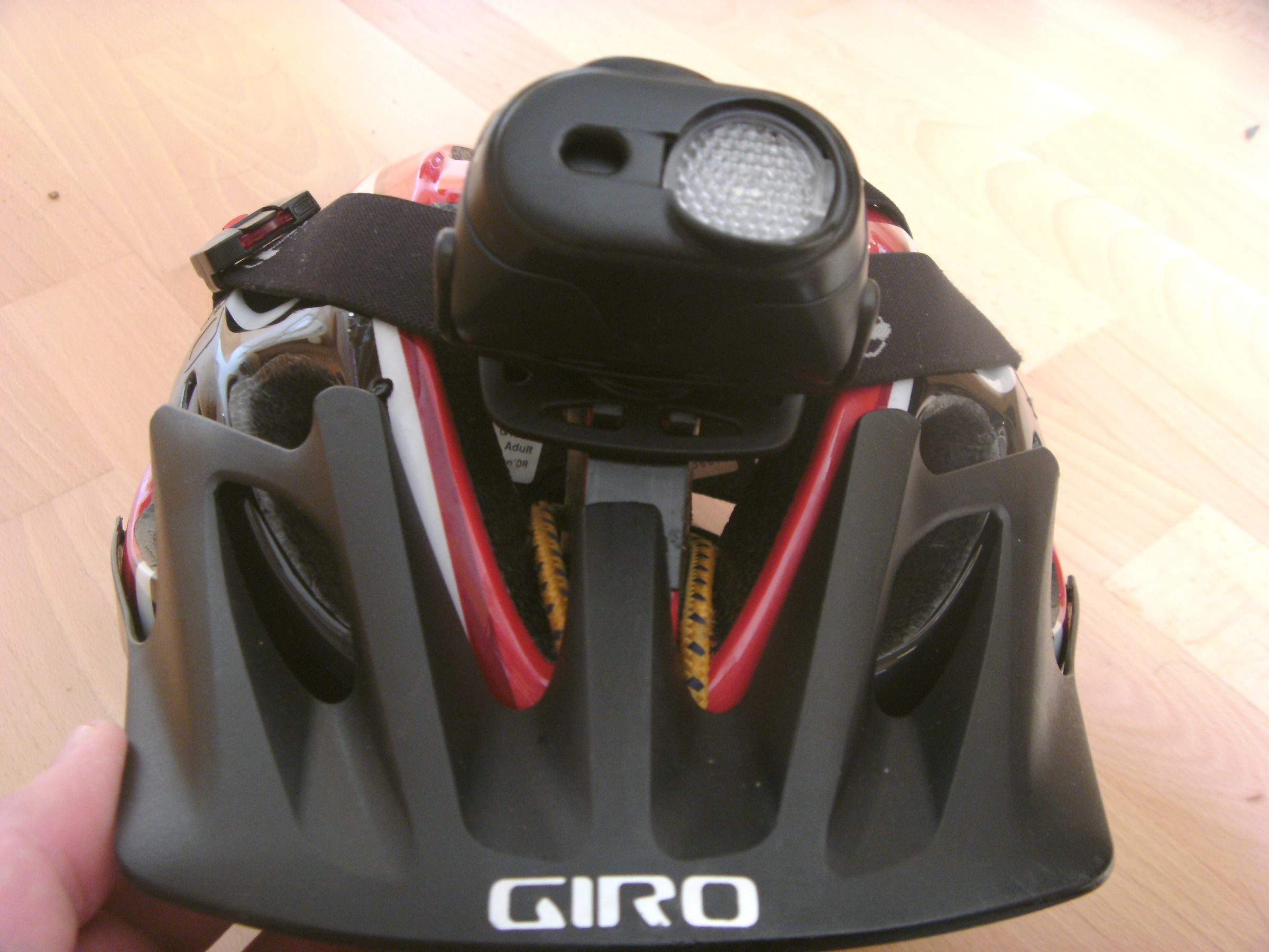 Mounting a Headlamp on a Bikehelmet : 3 Steps - Instructables