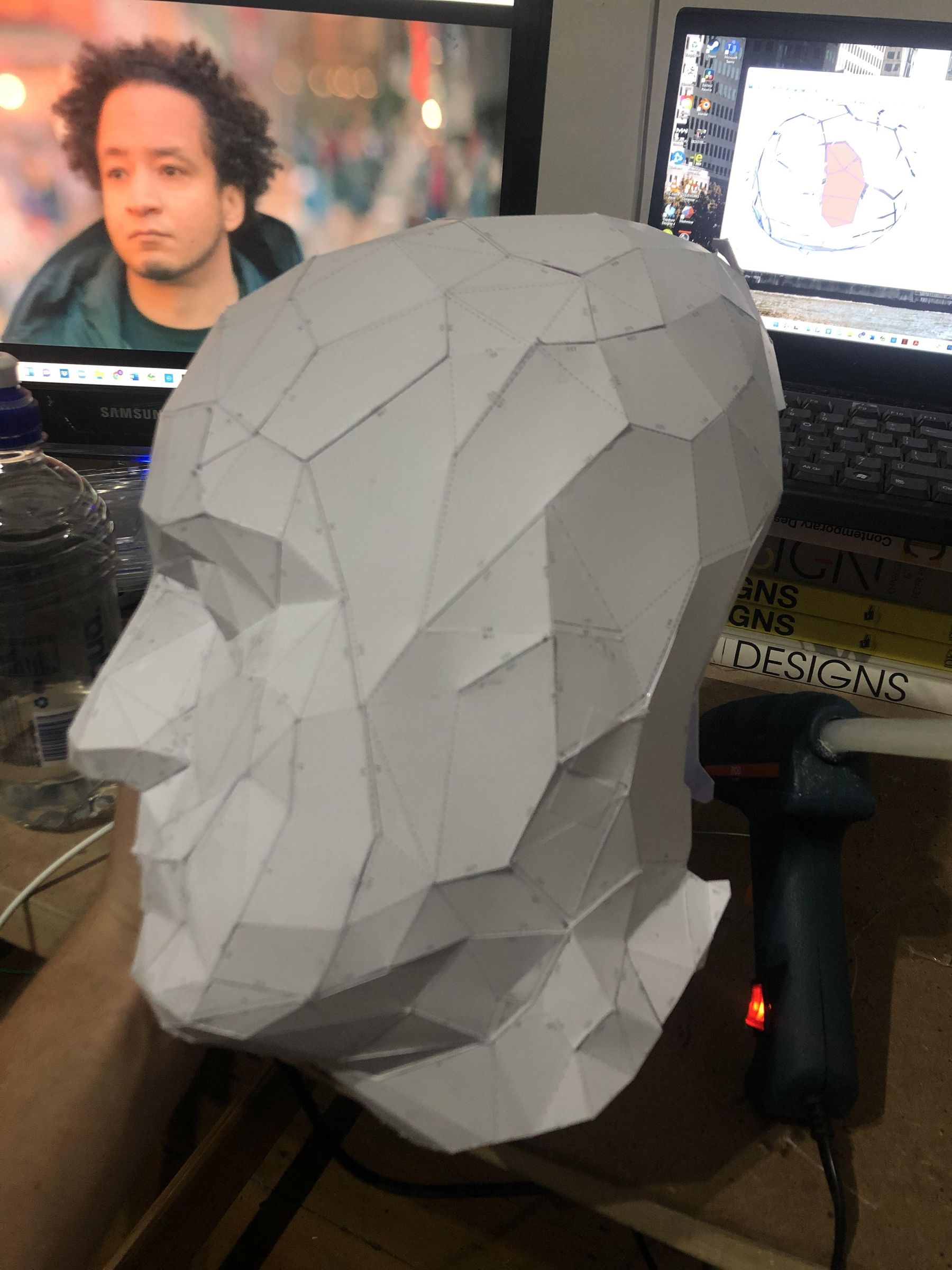 Big Head Sculpture: Projection Mapping Art Project : 13 Steps (with ...