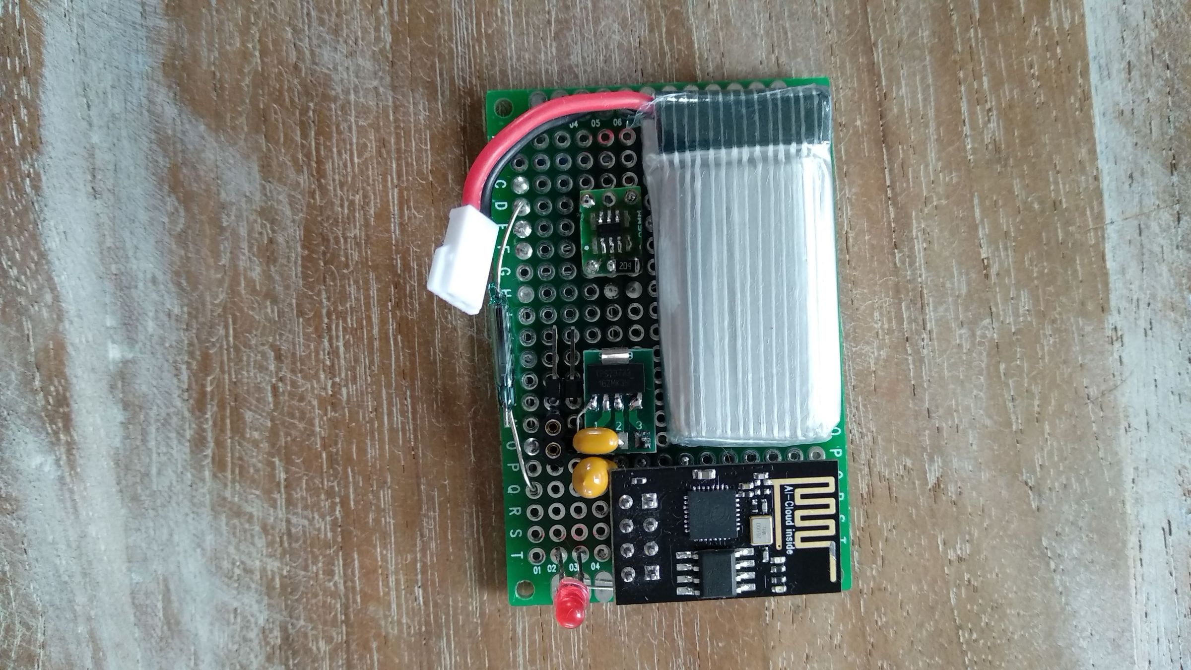 Battery Powered Door Sensor With Home Automation Integration, WiFi and ...