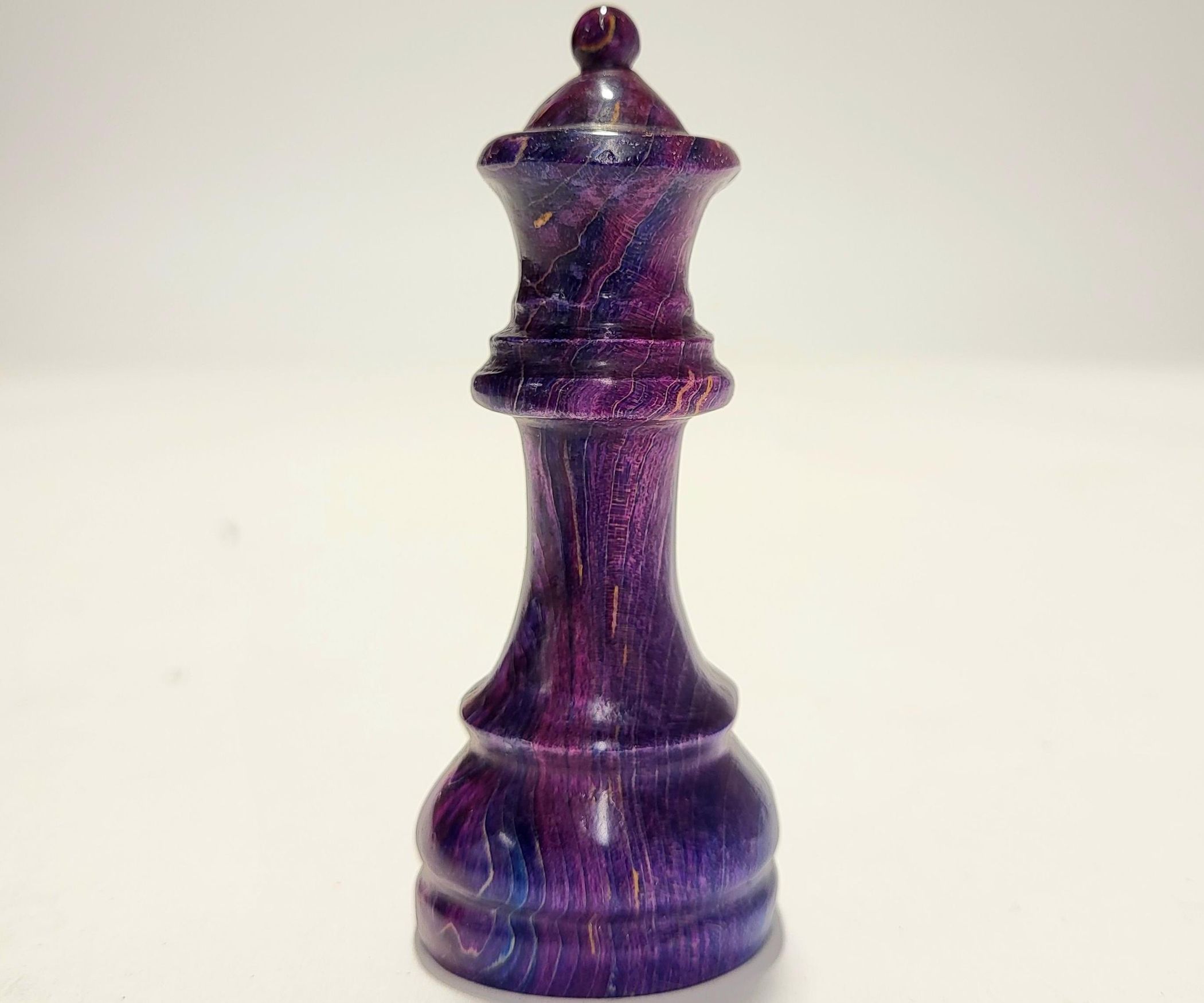 Queen Chess Piece From Stabilized Wood : 6 Steps - Instructables