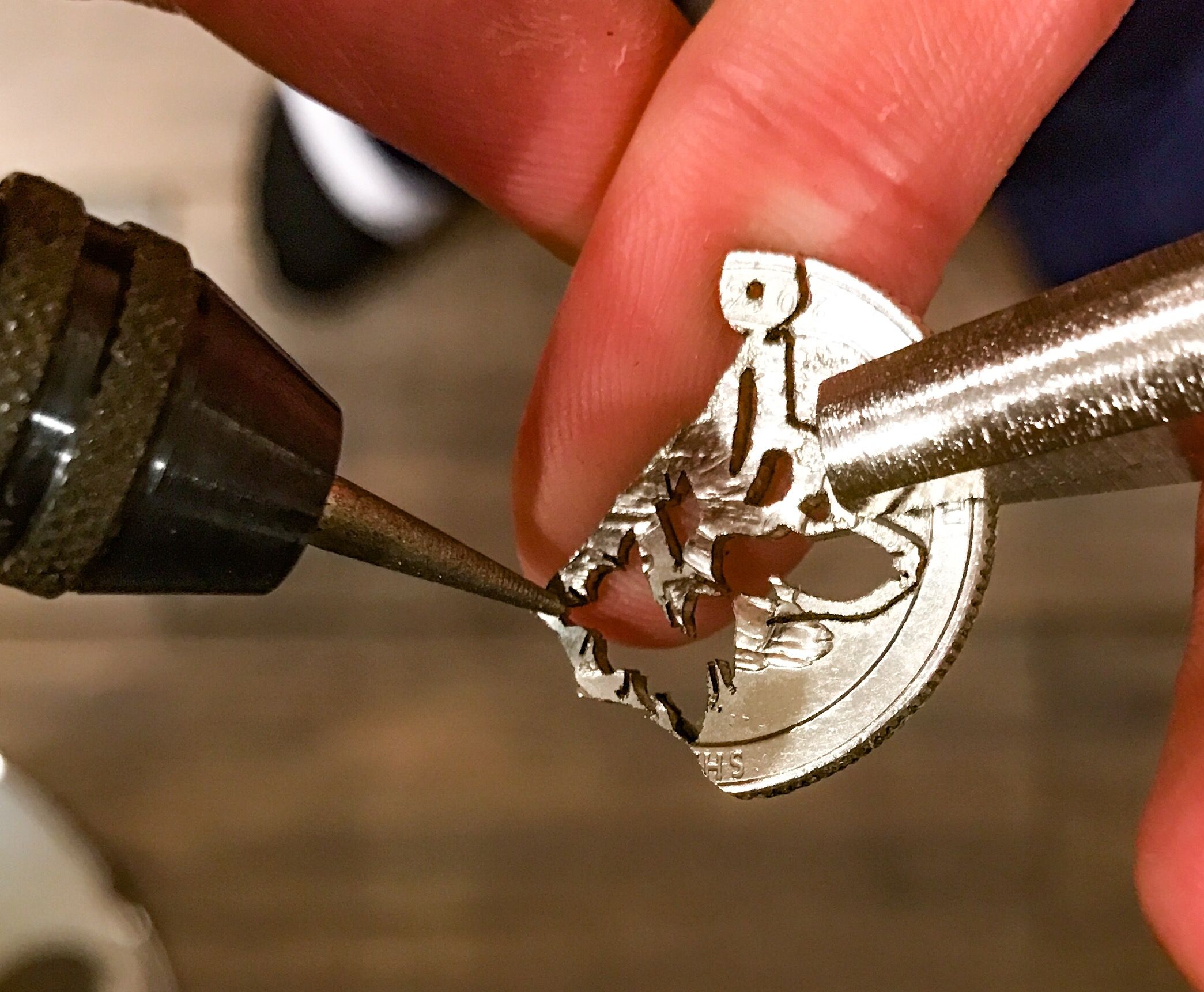 Custom Cut Coin Necklaces : 6 Steps (with Pictures) - Instructables