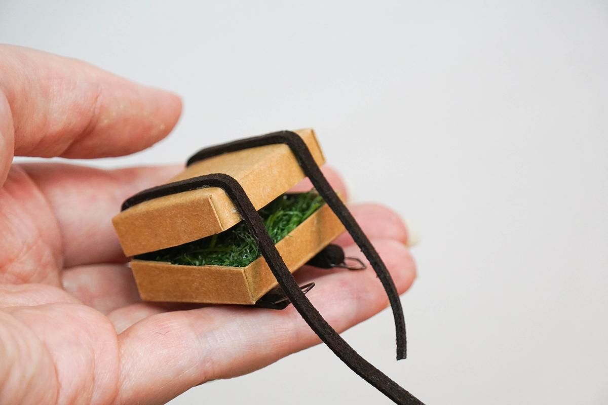 DIY Miniature Suitcase | How to Make a Mini 1/12 Picnic Hamper : 9 ...