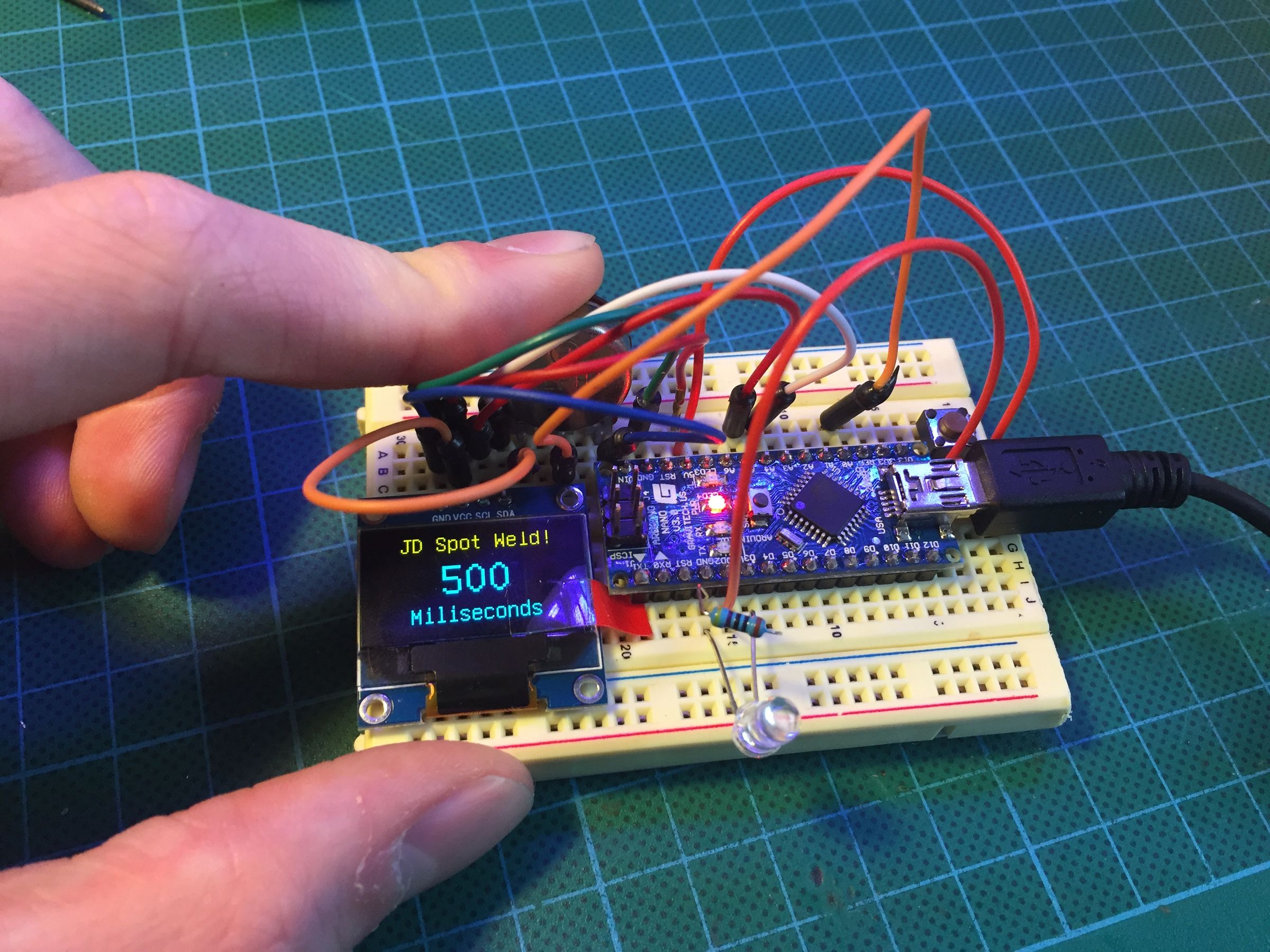 DIY Spot Welder From Microwave - Now With OLED Display! : 8 Steps (with ...