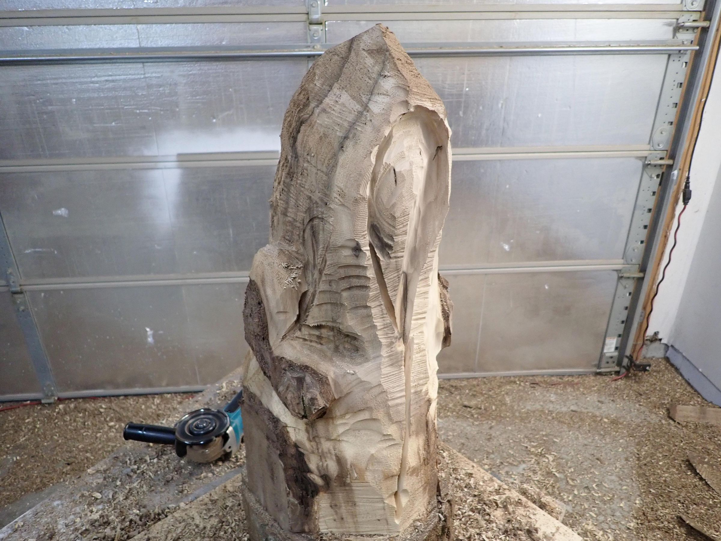 Grim Reaper Carved From a Walnut Log : 17 Steps (with Pictures ...