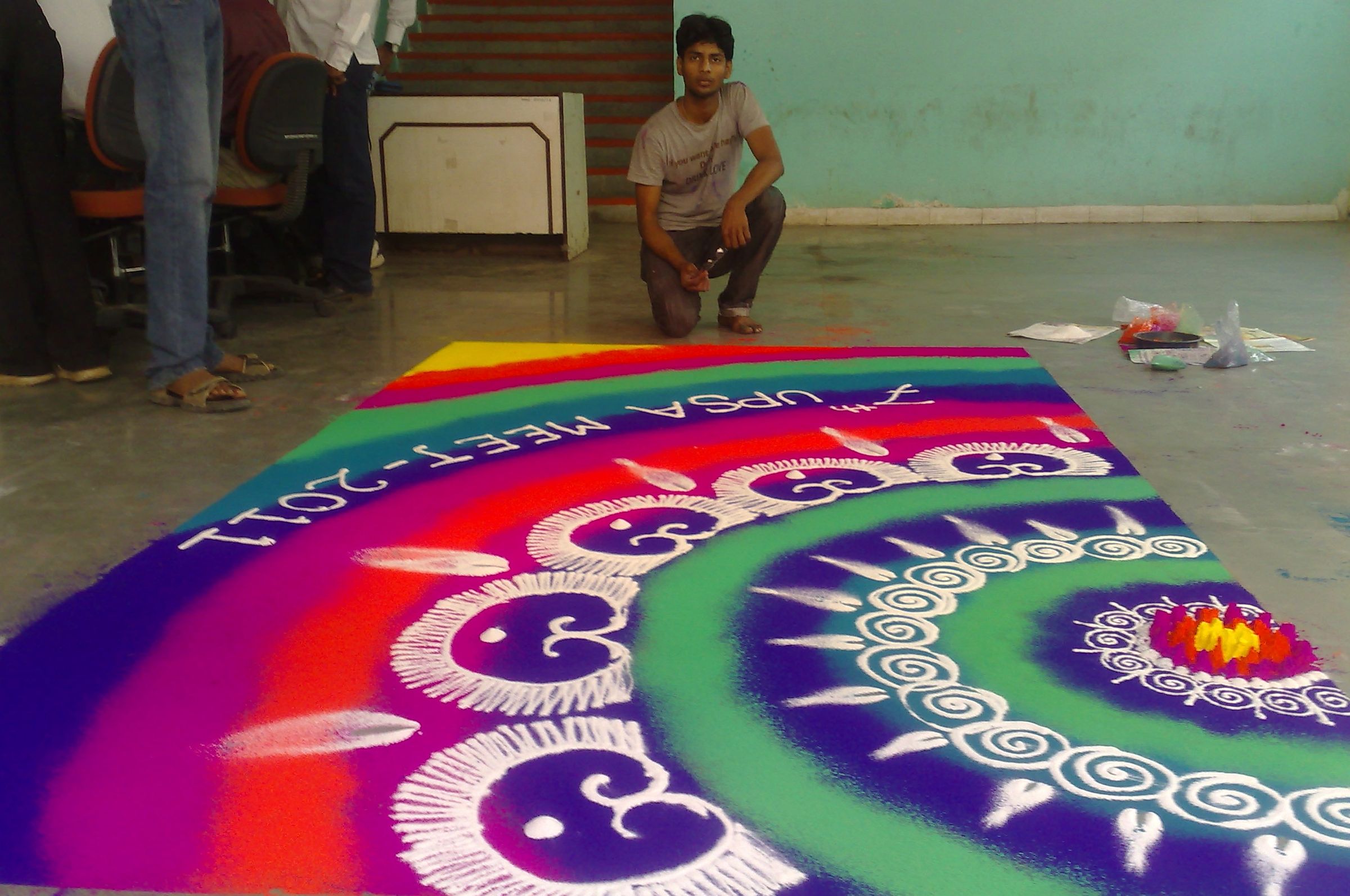 Galicha Rangoli... Sanskarbharati Rangoli - Instructables