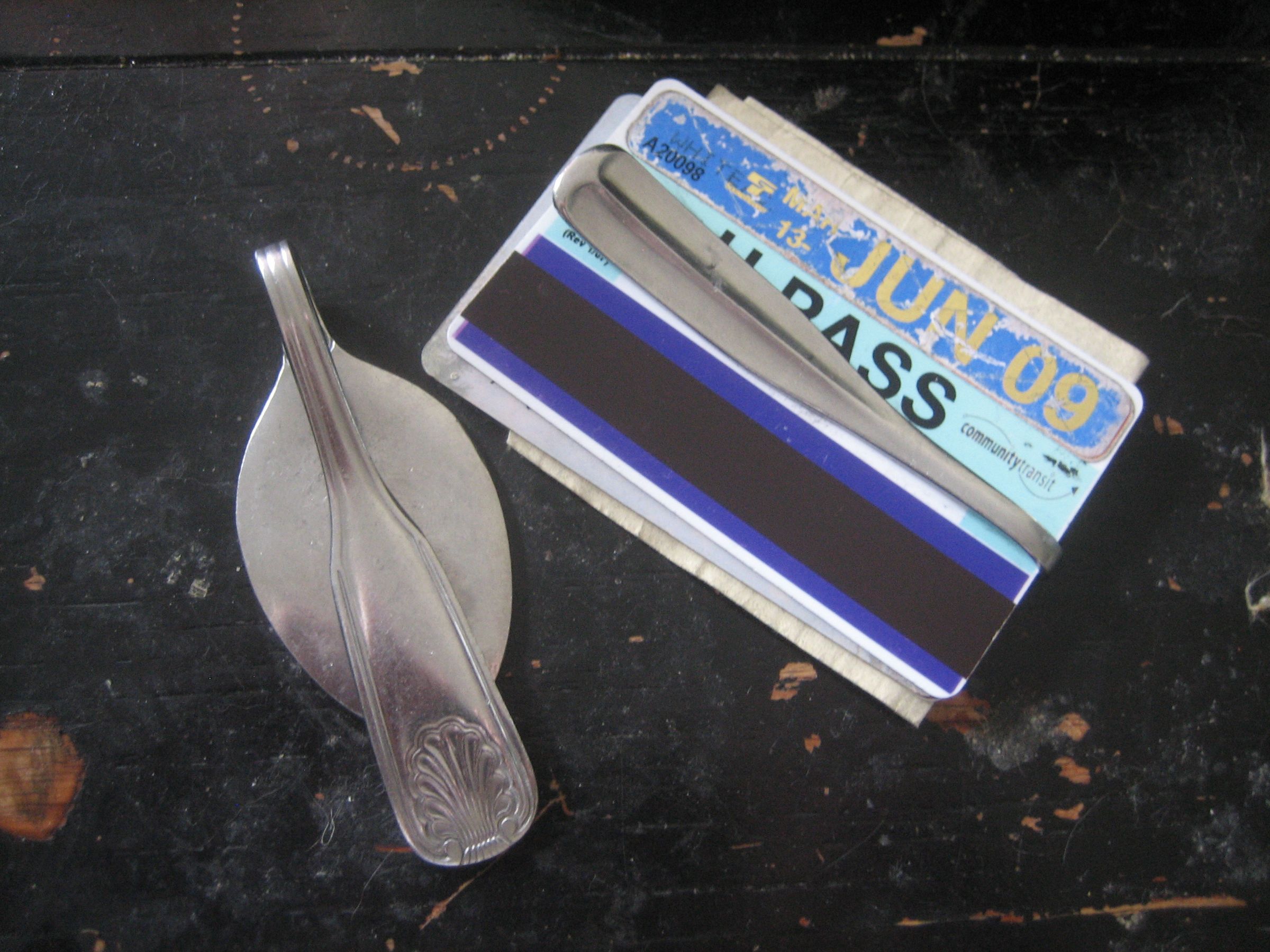 Spoon Money Clip : 5 Steps - Instructables