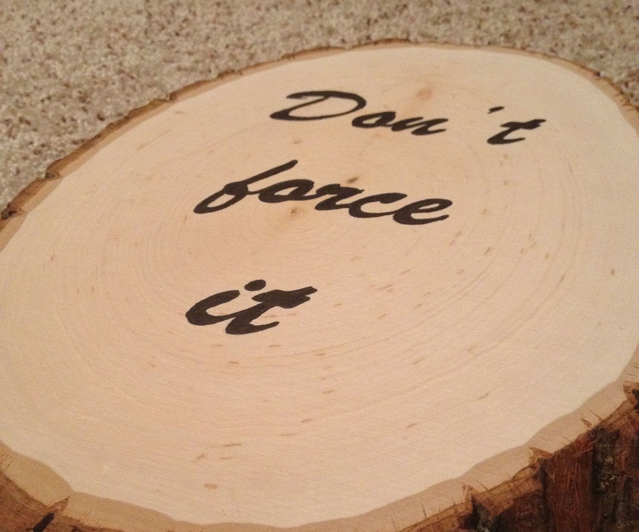 Personalized Wooden Plaque : 4 Steps - Instructables