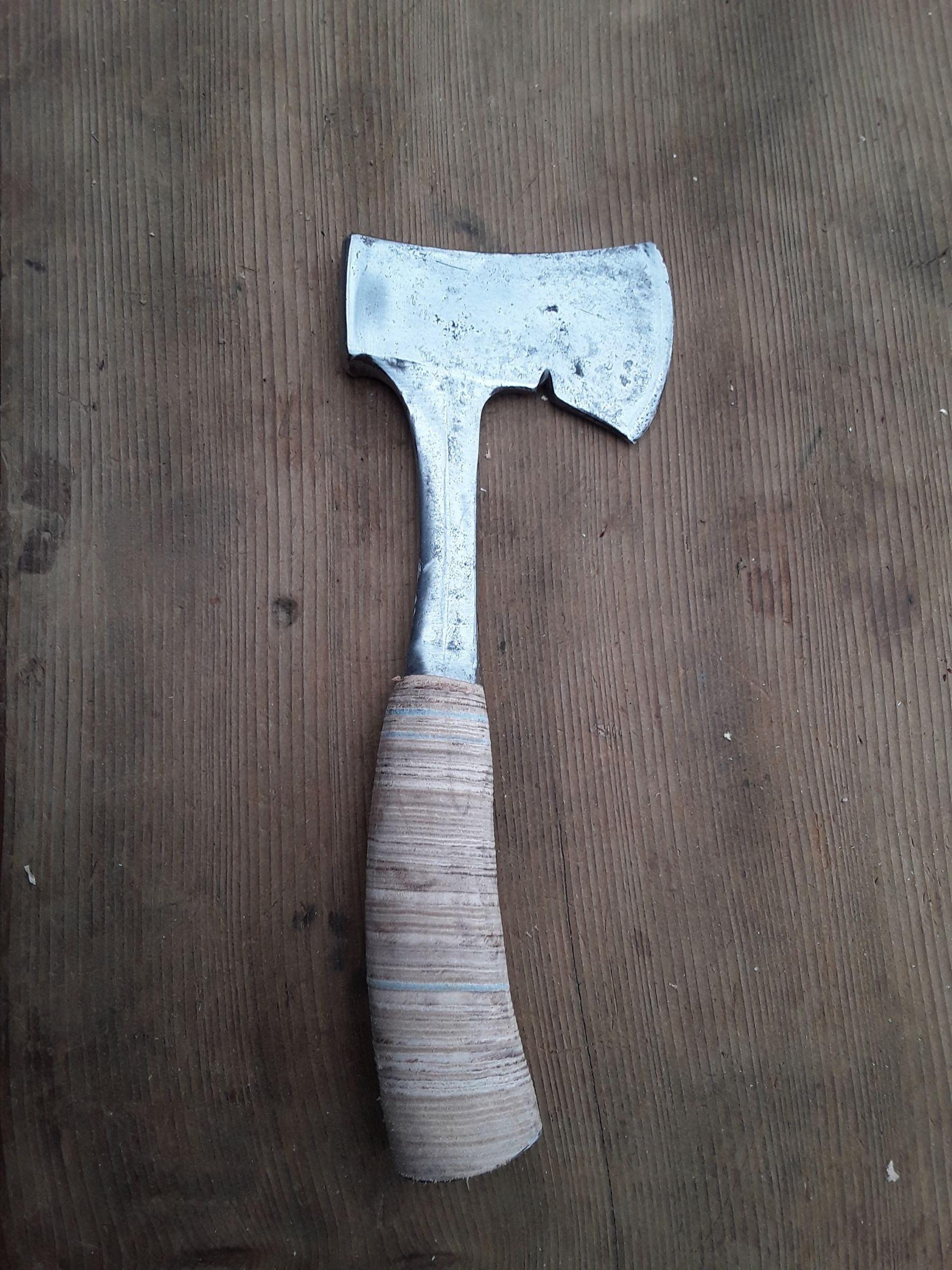 Stacked Leather Handle From Box of Scraps : 3 Steps (with Pictures ...