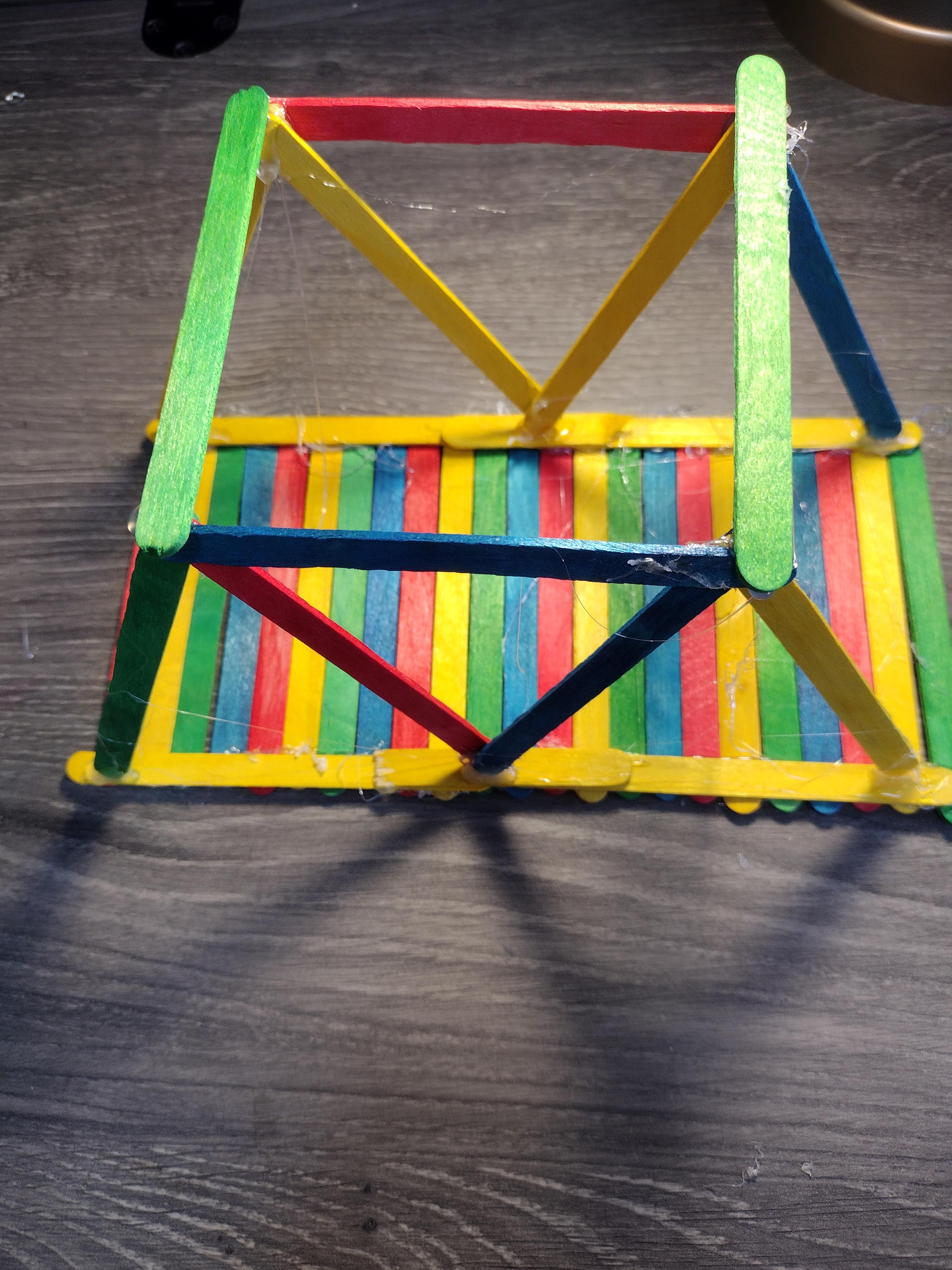 How to Make a Popsicle Stick Warren Truss Bridge - Instructables