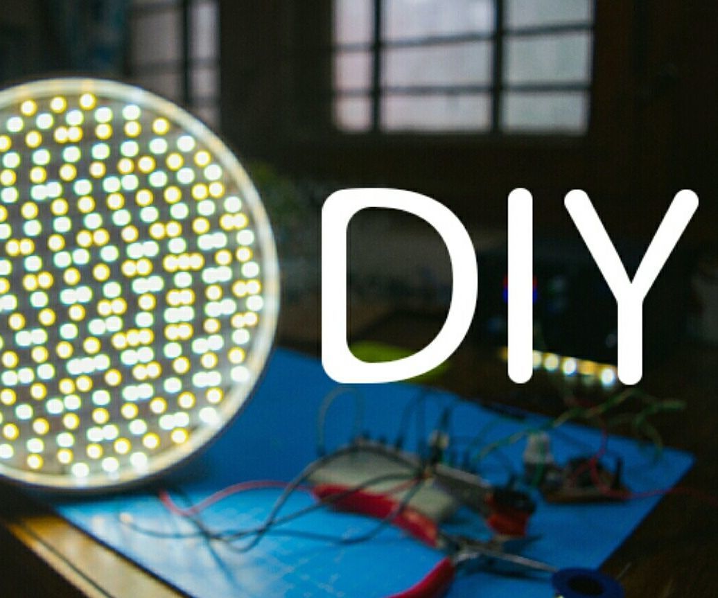 DIY LED Video Panel || Dimmable and Color Temperature Adjust : 7 Steps ...