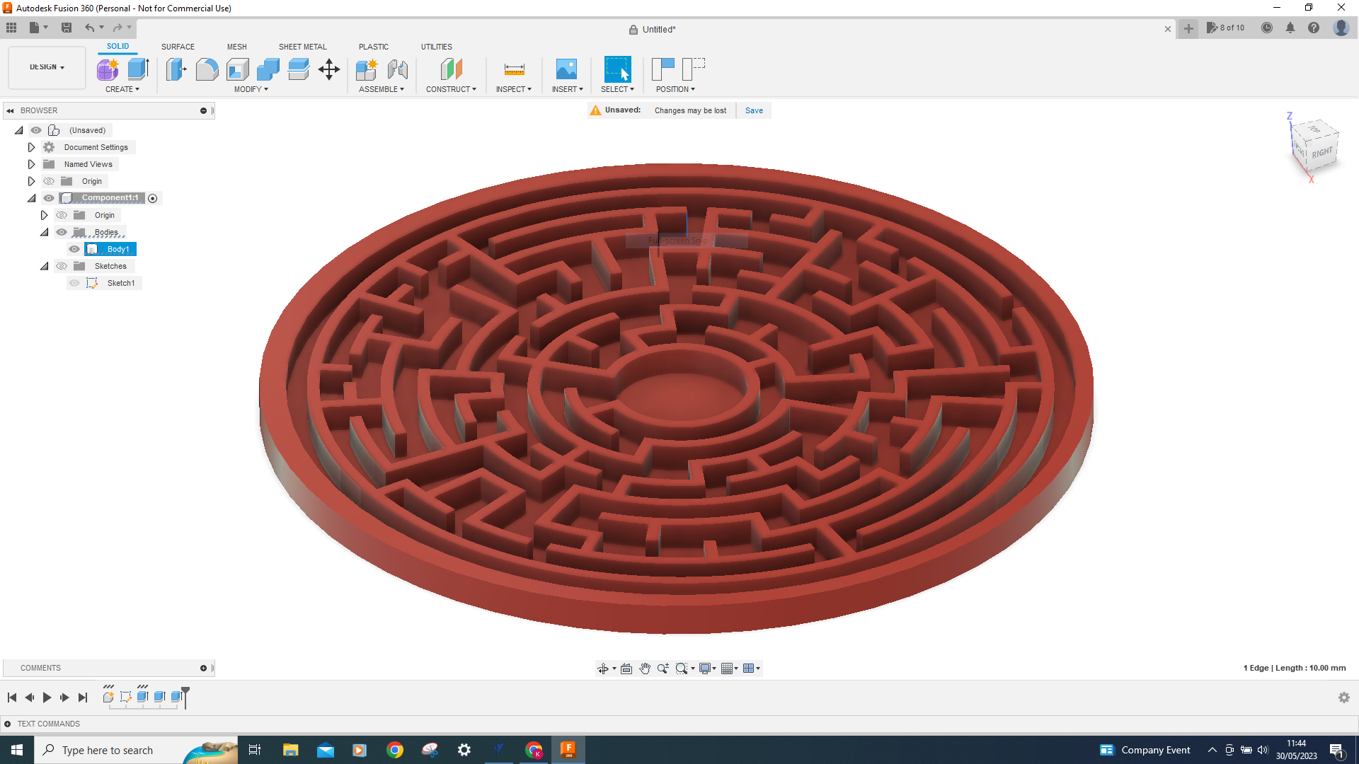 Maze Design Made Easy for Fusion 360 or Vetric Software : 5 Steps ...