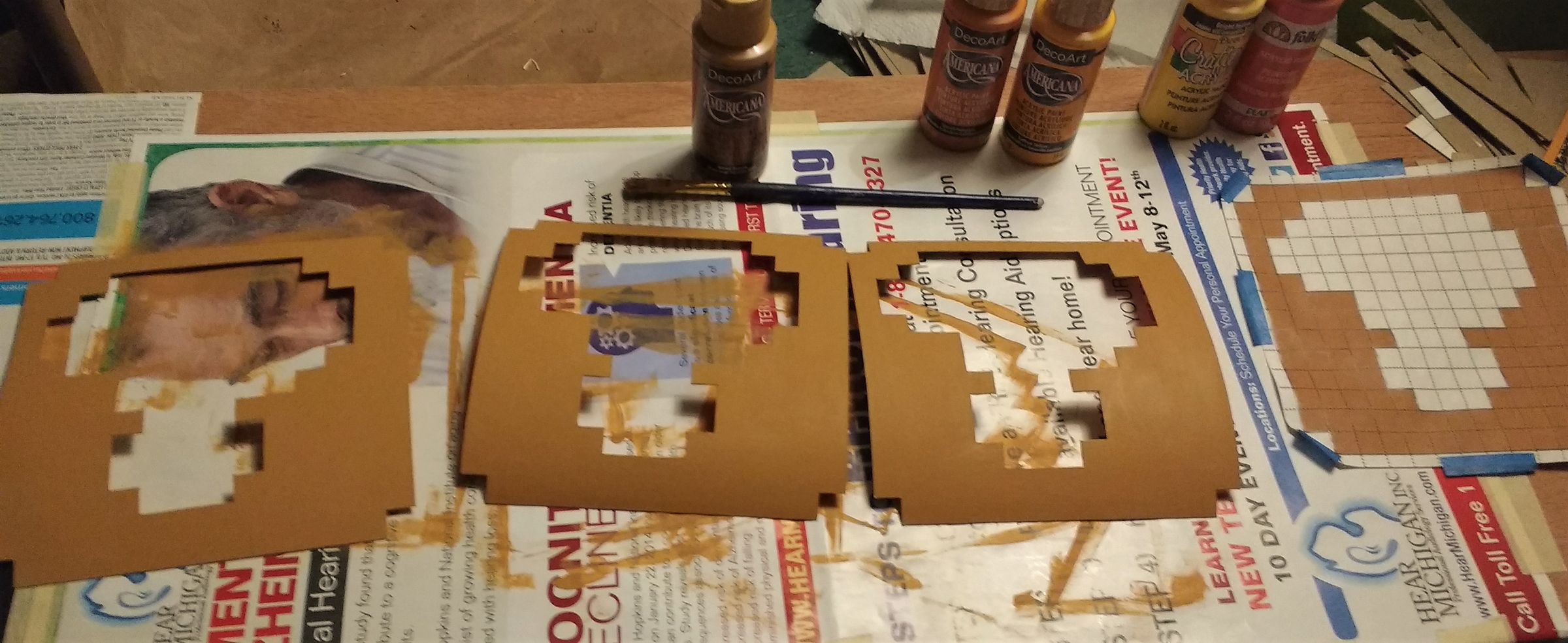 DIY Cardboard Super Mario World Question Mark Block Shelf : 19 Steps ...