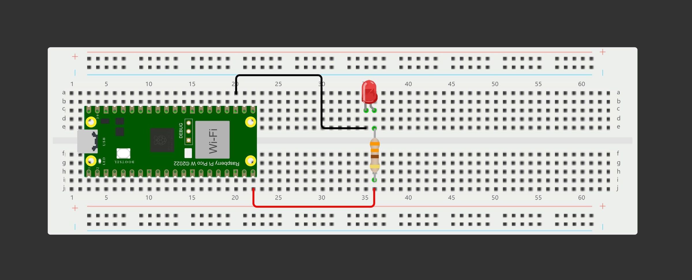 Raspberry Pi Pico W LED Blink : 4 Steps - Instructables