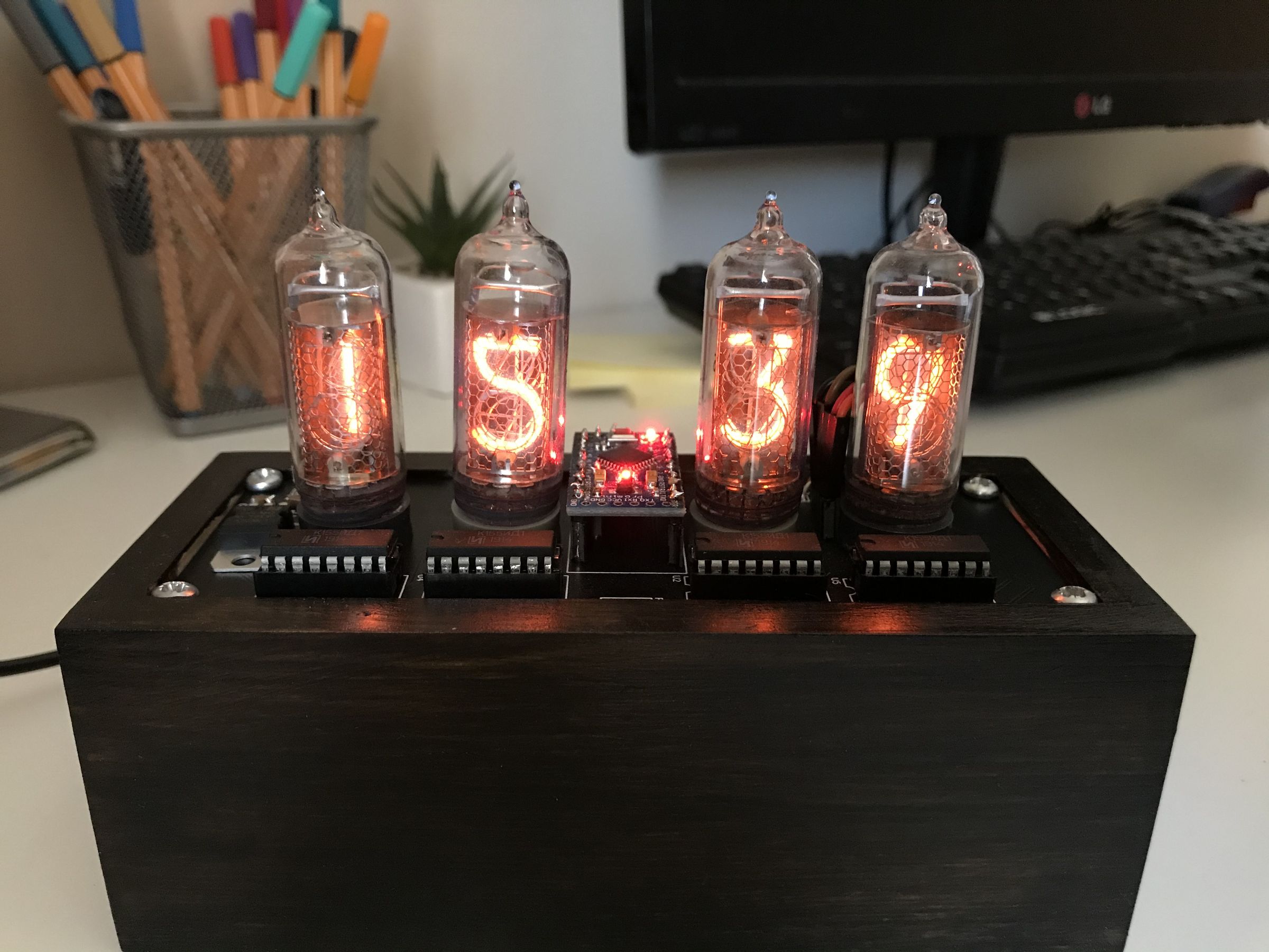 DIY IN-14 Nixie Clock : 4 Steps - Instructables