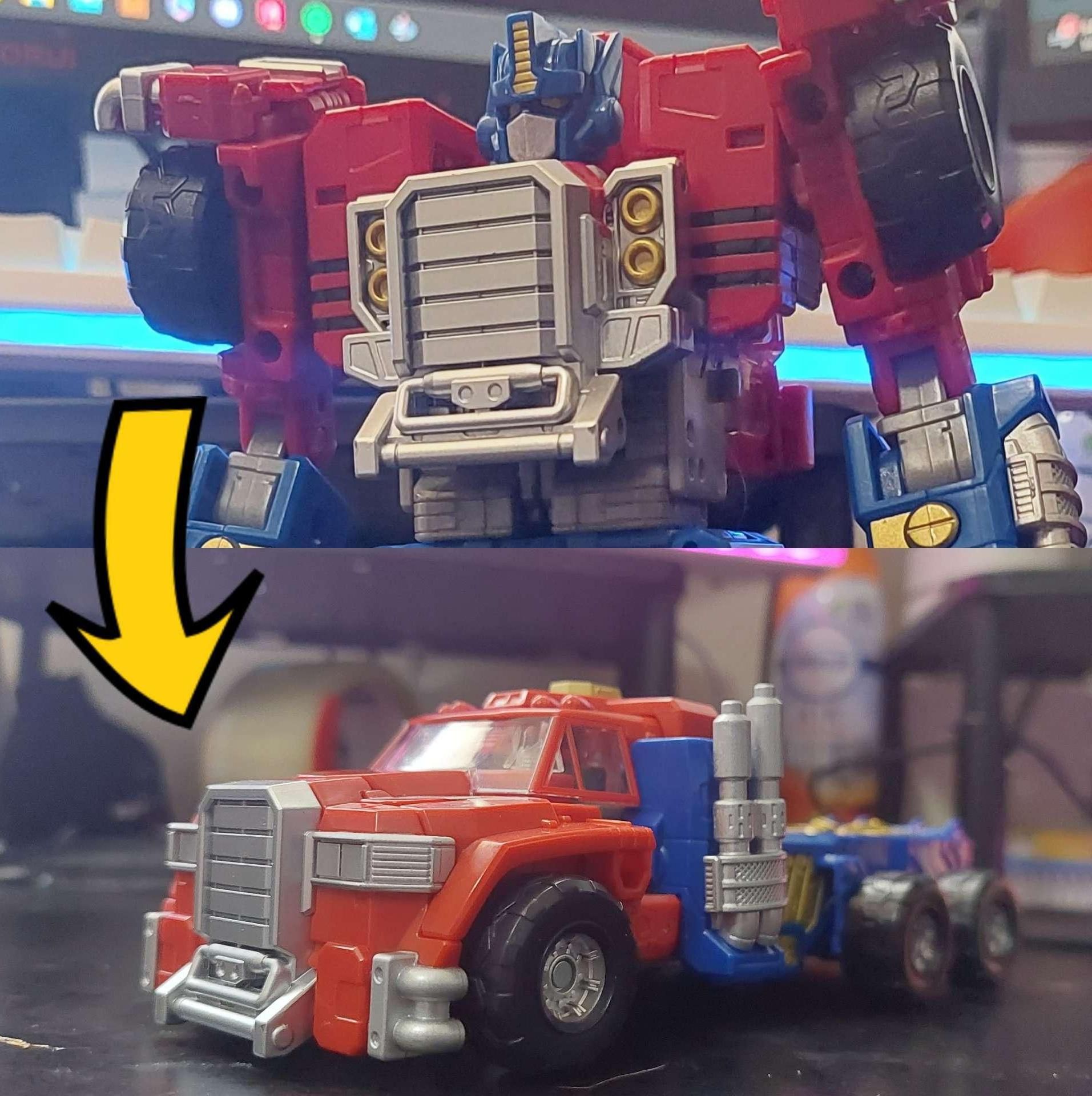 How to Convert Legacy Armada Optimus Prime From Core Robot to Truck and ...