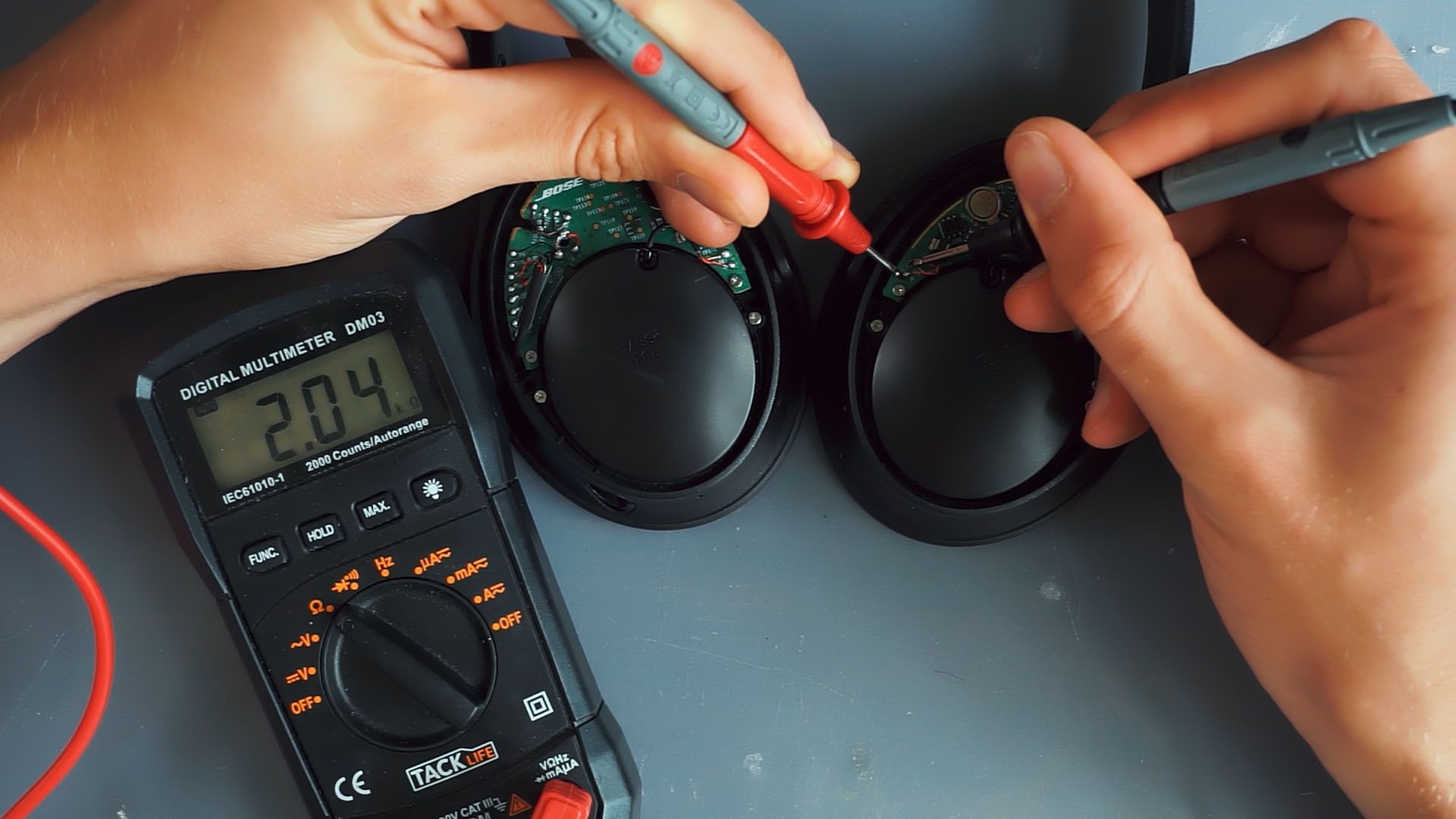 Easy Guide to REPAIR Broken BOSE QC25 Headphones - NO SOUND From One ...