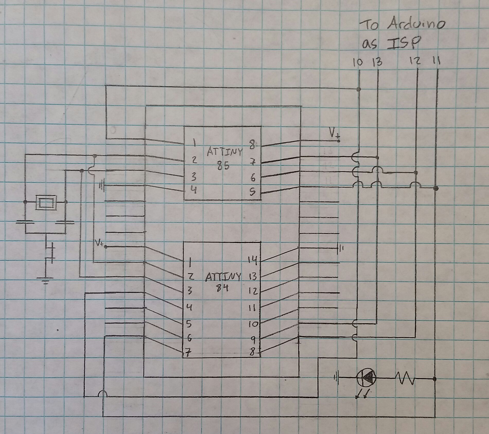ZIF Attiny "Arduino As ISP" Programmer With External Clock : 11 Steps ...