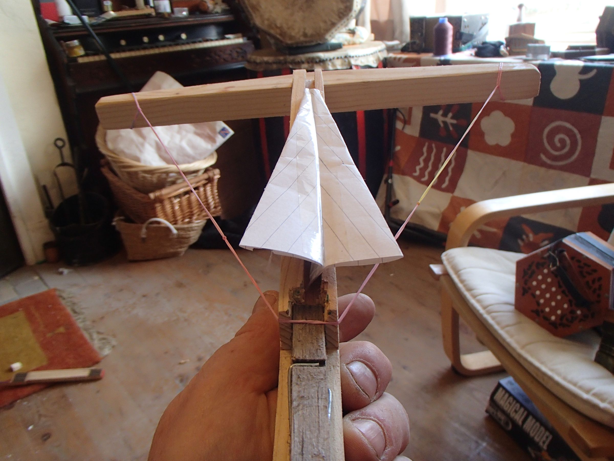 Crossbow Paper Dart Launcher (The NERF Gun of the 1960s) New Revision ...