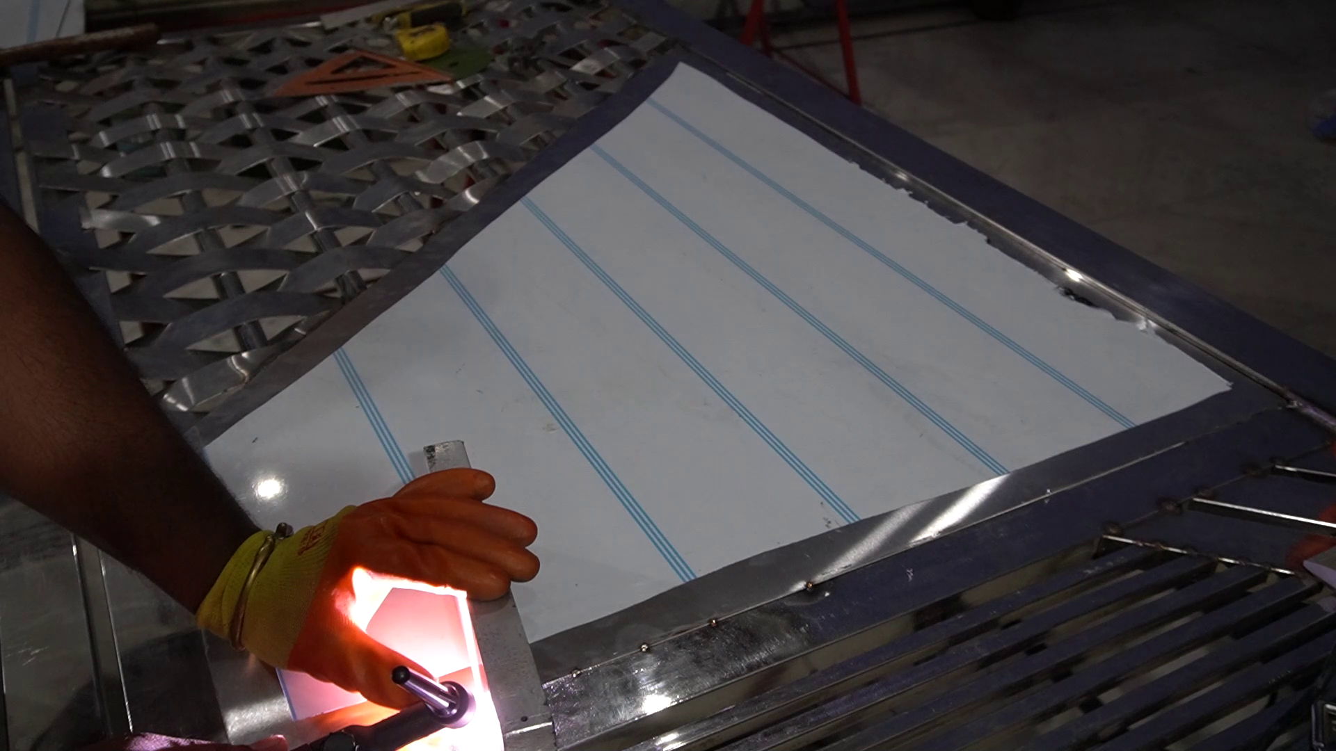 Stainless Steel Gate for Workshop : 15 Steps (with Pictures ...