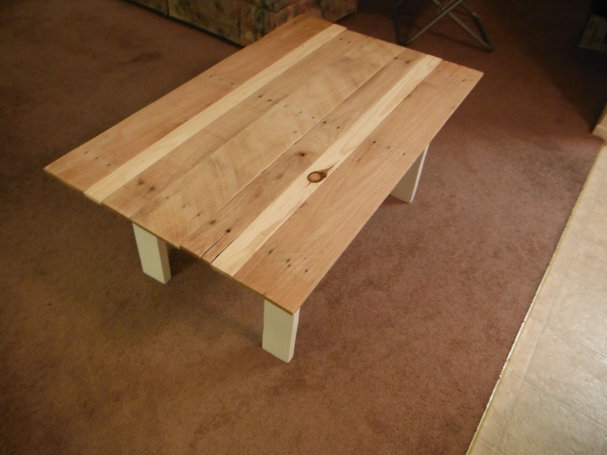 Recycled Wood Coffee Table : 5 Steps (with Pictures) - Instructables