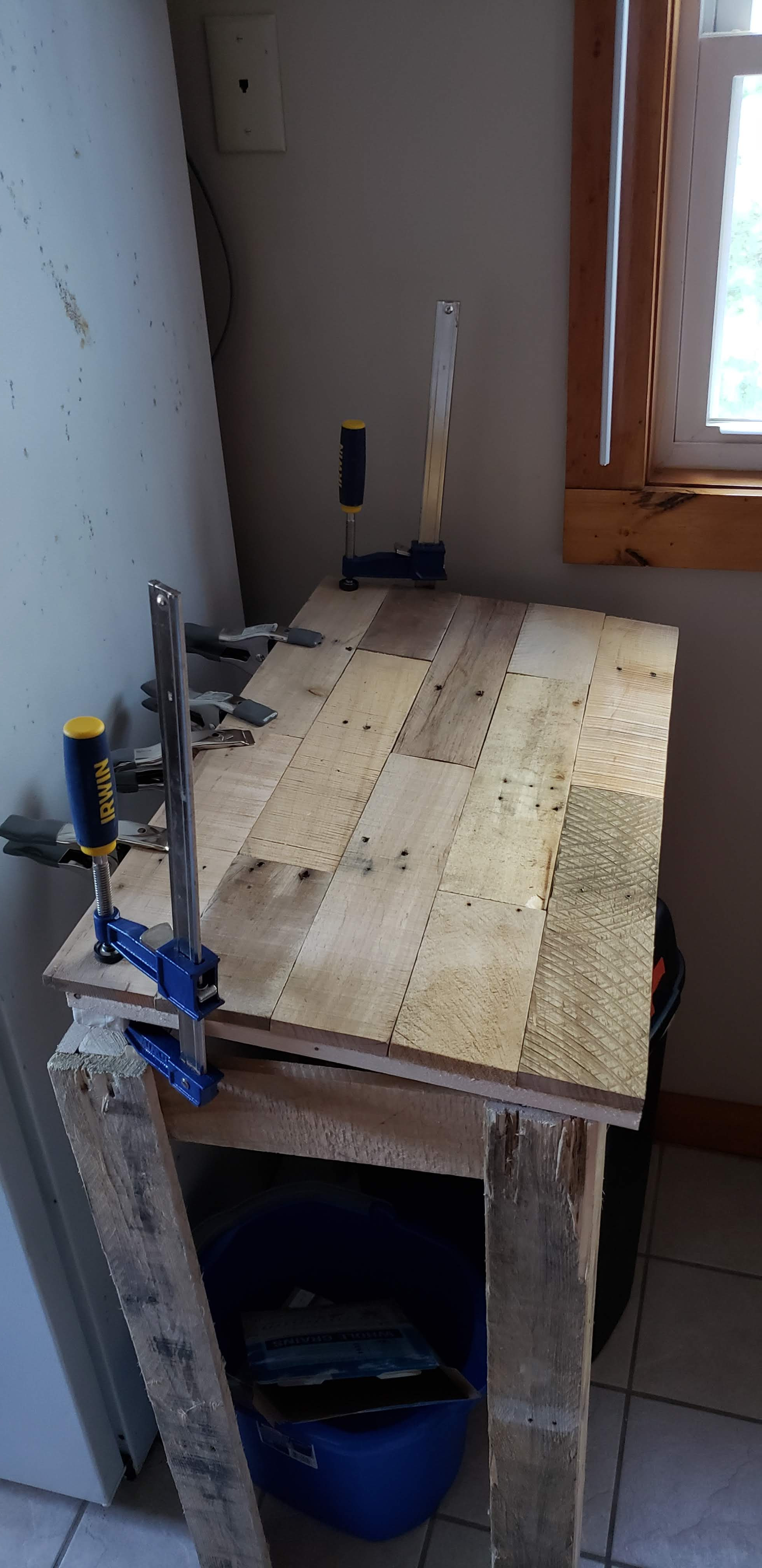 Pallet Wood Counter Space : 6 Steps (with Pictures) - Instructables