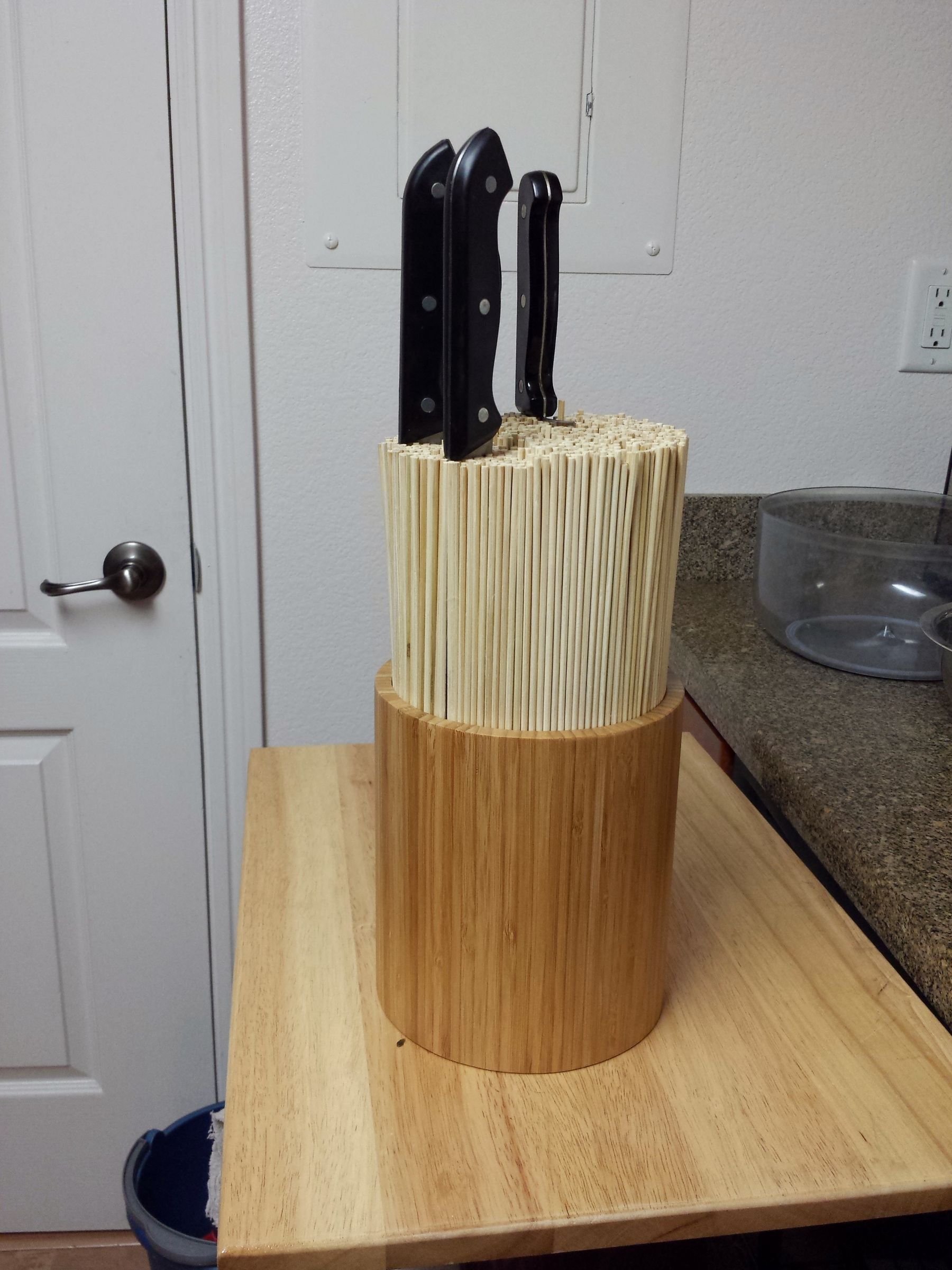 Knife Block Made of Skewers : 3 Steps (with Pictures) - Instructables