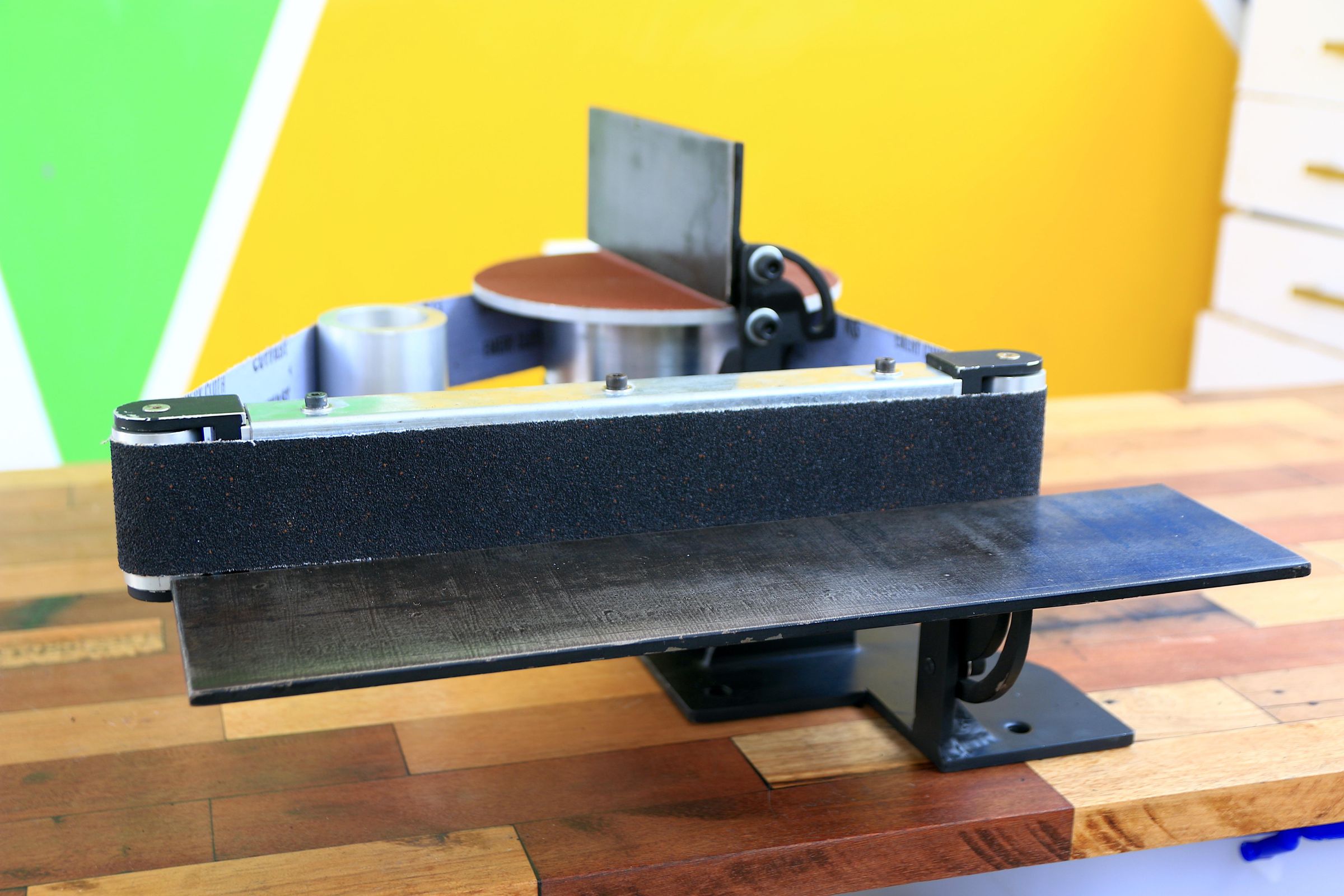 DIY BRUSHLESS BELT SANDER AND DISC SANDER : 9 Steps (with Pictures ...